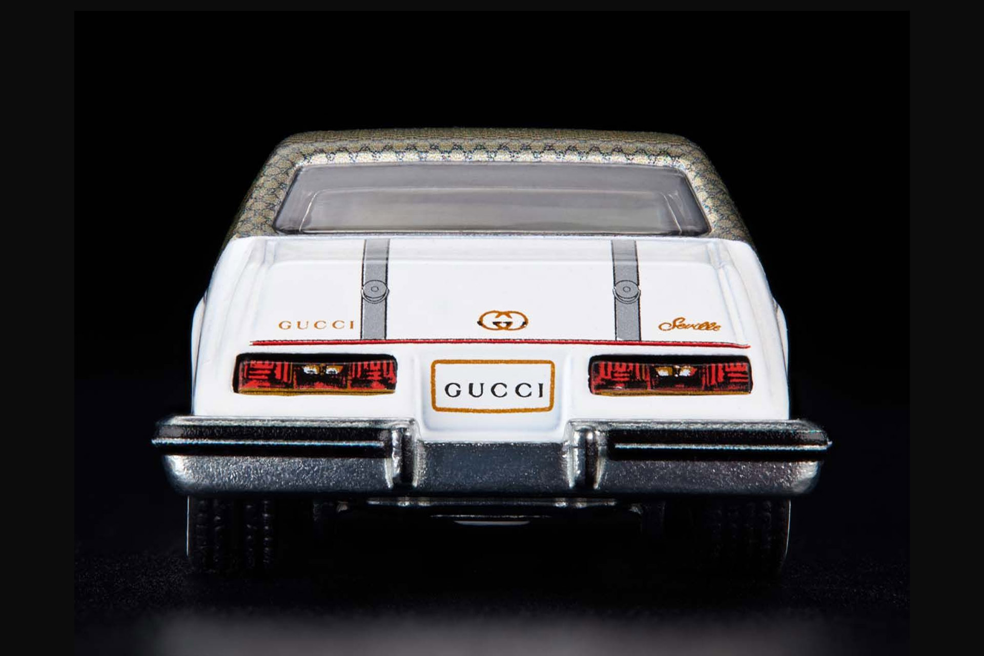 Hot Wheels x Gucci Cadillac Seville Toy Car | Uncrate