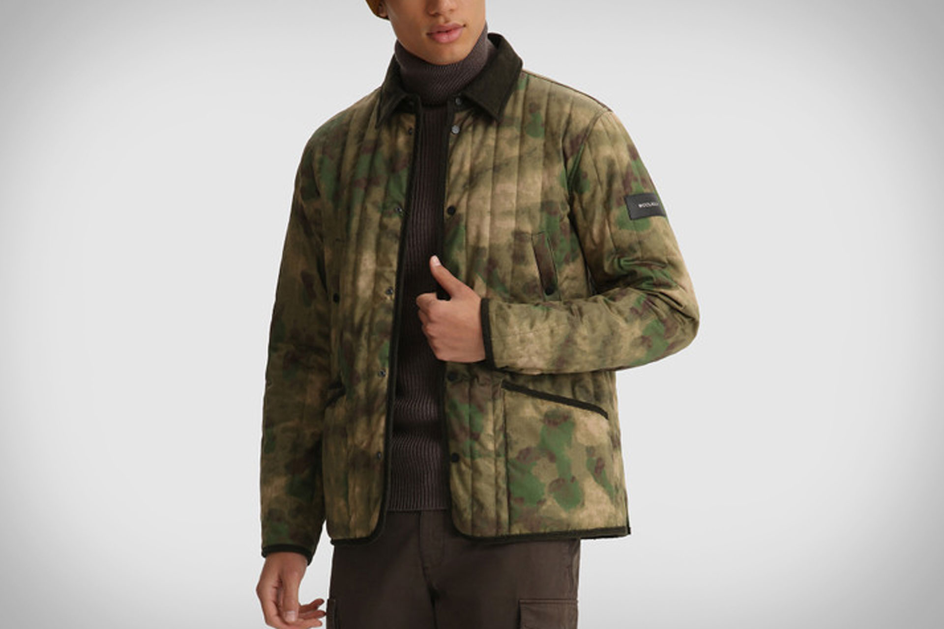 Woolrich Barrier Camo Overshirt | Uncrate