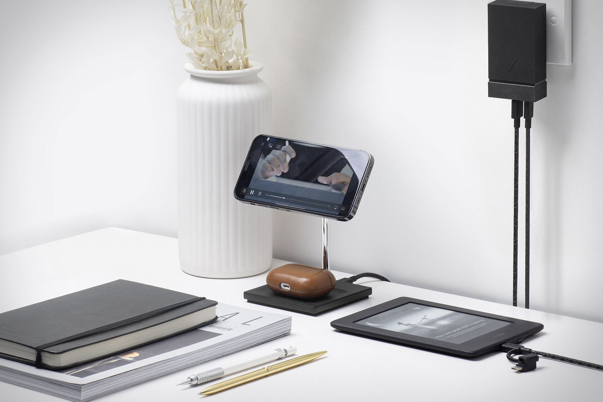 Native Union Snap 2-in-1 Wireless Charging Stand | Uncrate