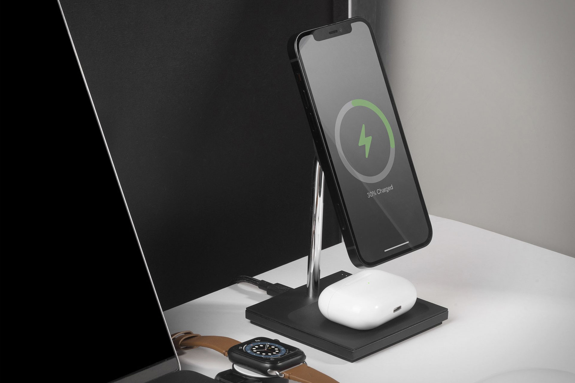 Native Union Snap 2-in-1 Wireless Charging Stand | Uncrate