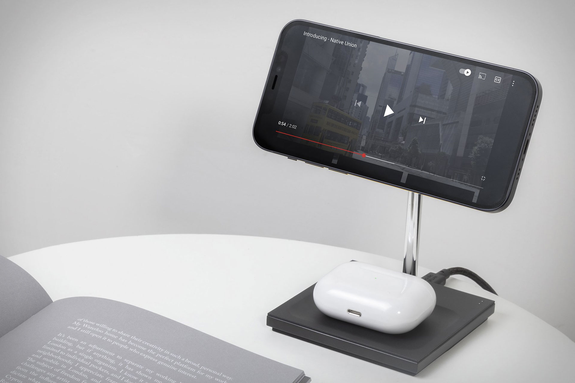 Native Union Snap 2-in-1 Wireless Charging Stand | Uncrate