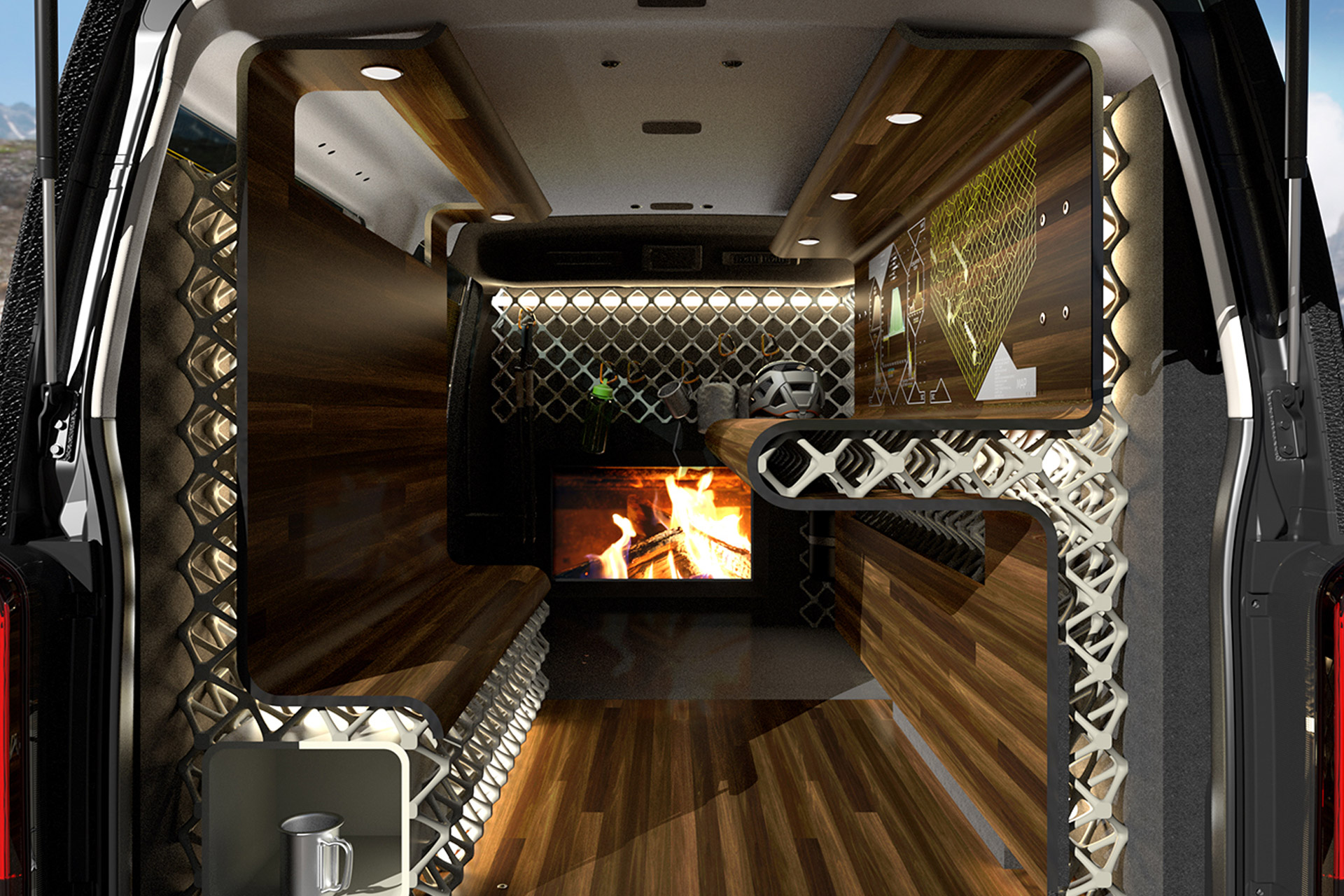 Nissan Caravan Mountain Base Camper Van Concept | Uncrate