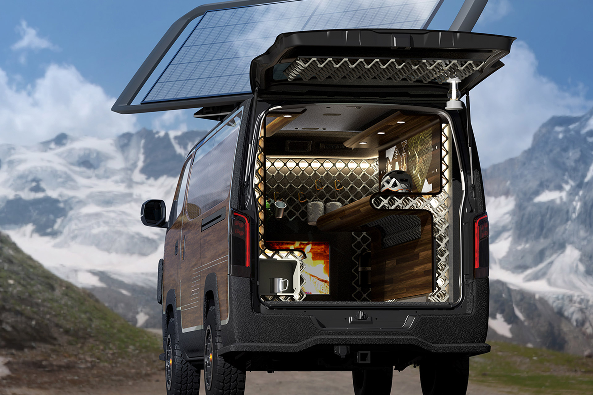 Nissan Caravan Mountain Base Camper Van Concept | Uncrate