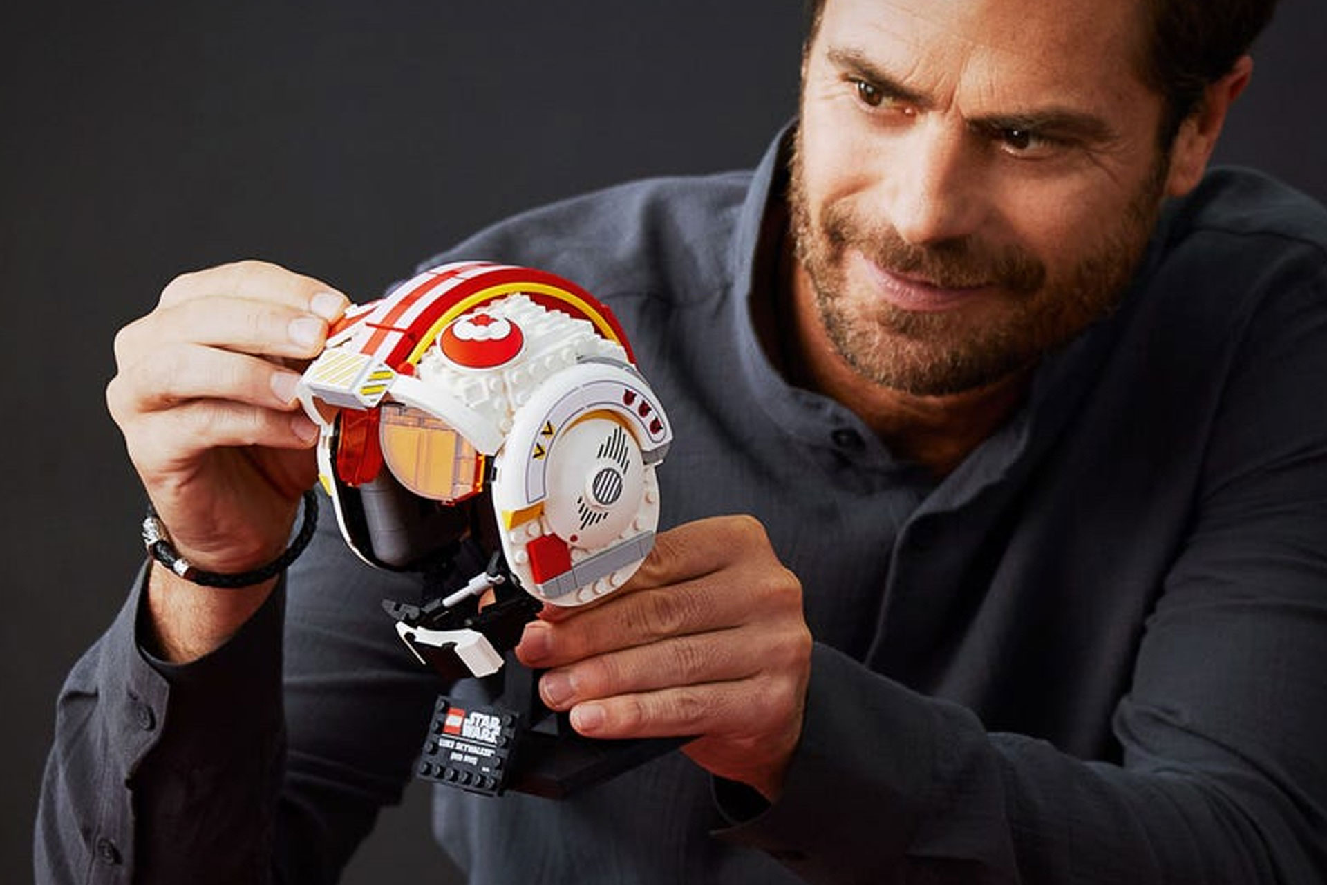 LEGO Luke Skywalker's Red Five Helmet | Uncrate