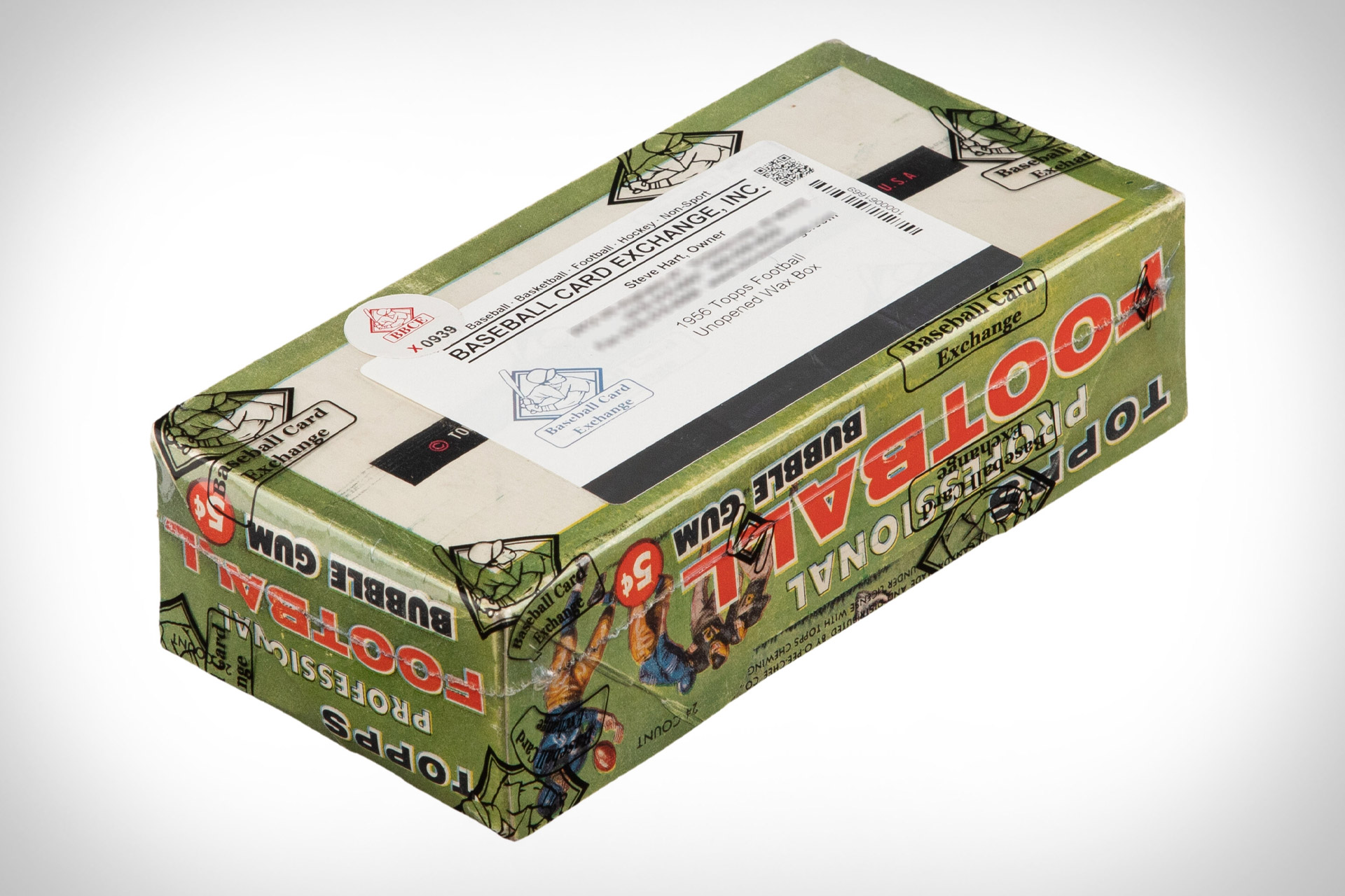 Unopened 1956 Topps Football Wax Box | Uncrate