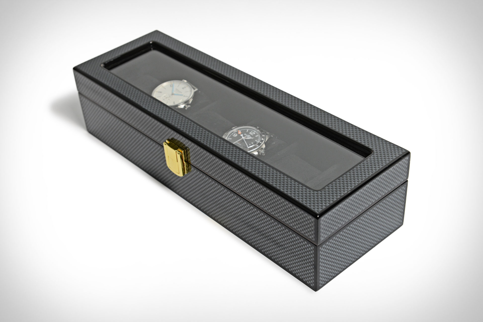 カーボンファイバーウォッチボックス | Uncrate
