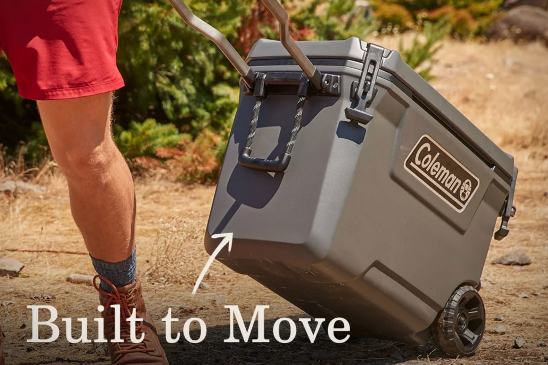 Coleman Rolling Convoy Cooler | Uncrate