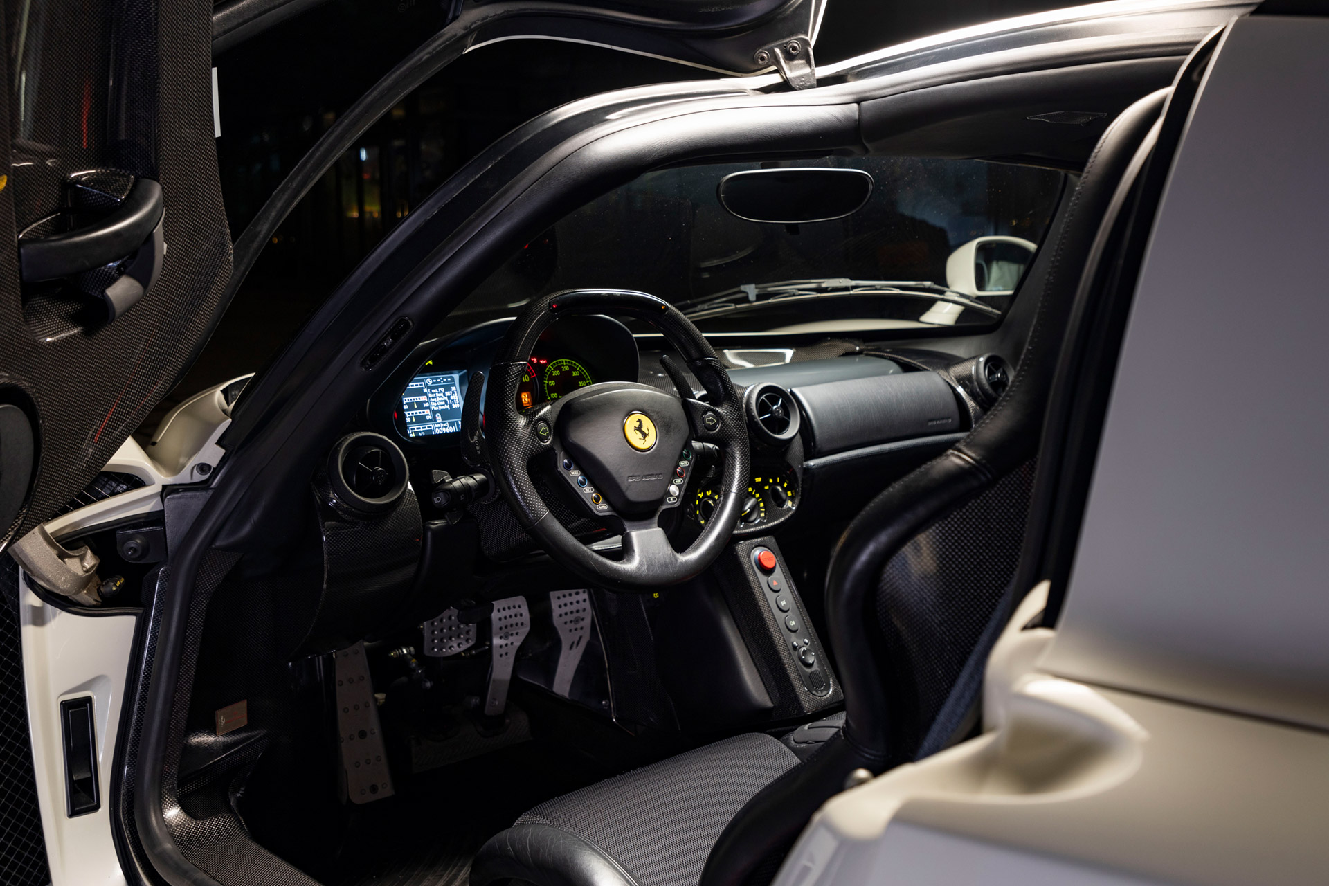 2003 White Ferrari Enzo | Uncrate