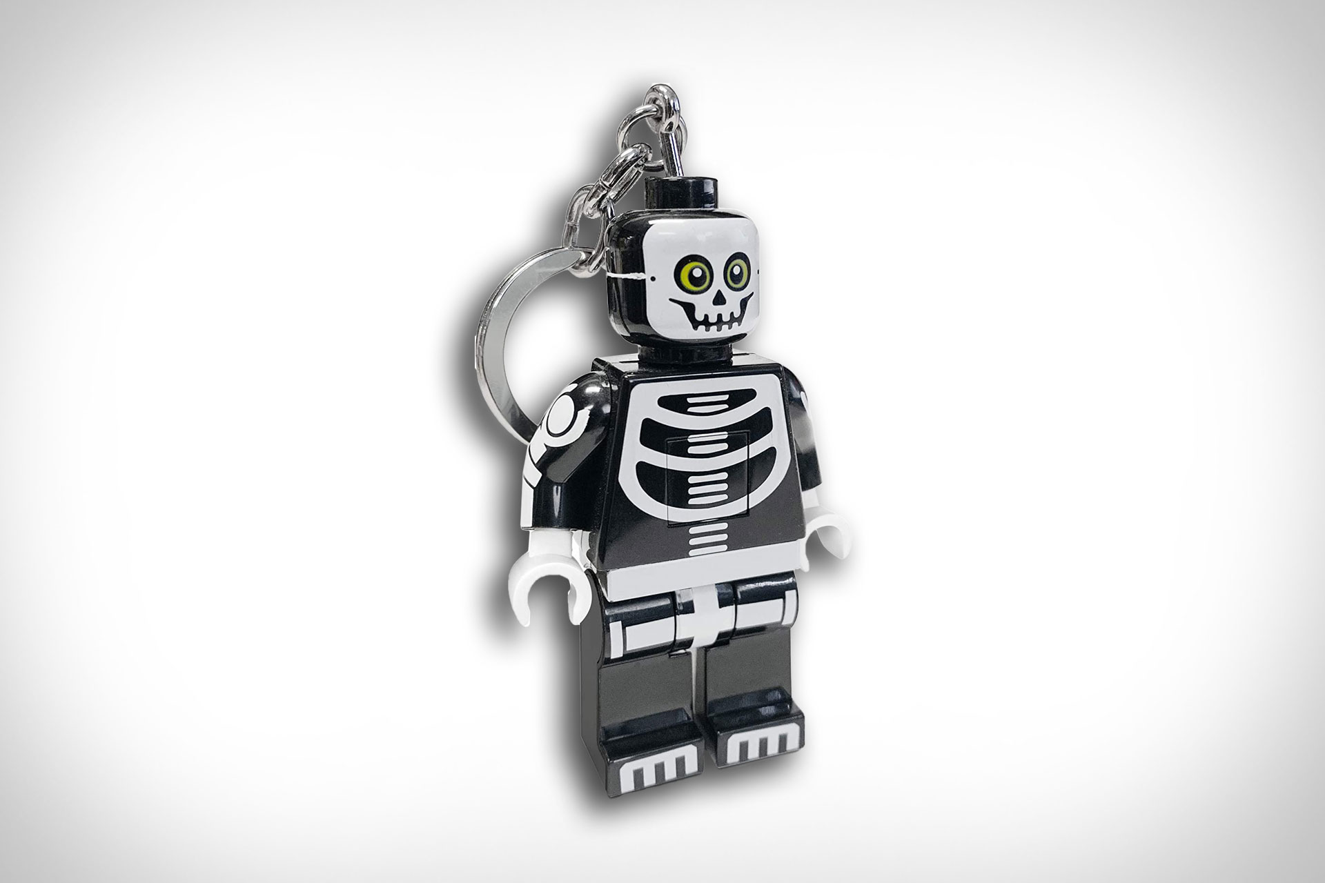 LEGO Skeleton Flashlight Keychain | Uncrate