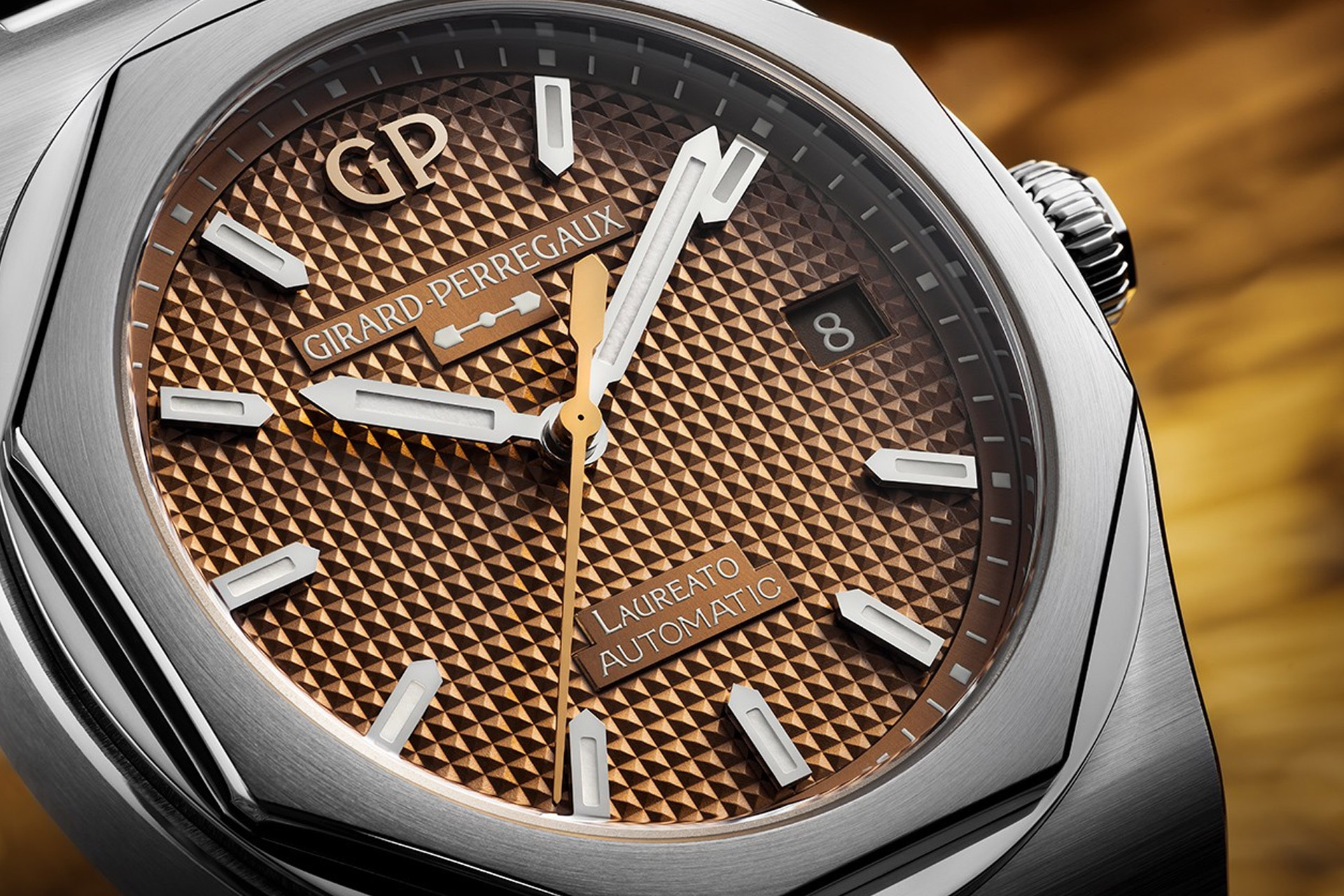 Girard-Perregaux Laureato Copper Watch | Uncrate
