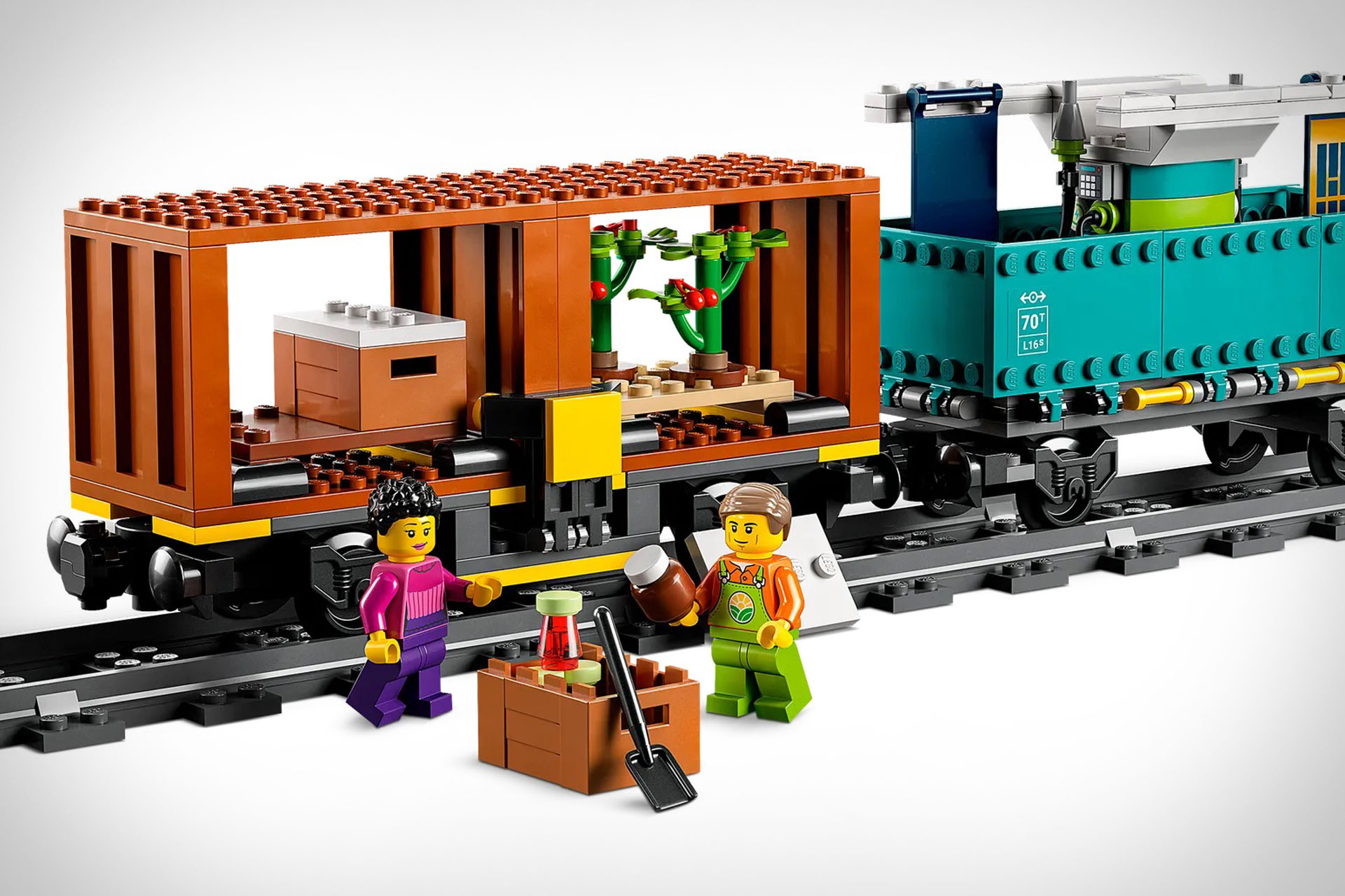 LEGO Freight Train | Uncrate