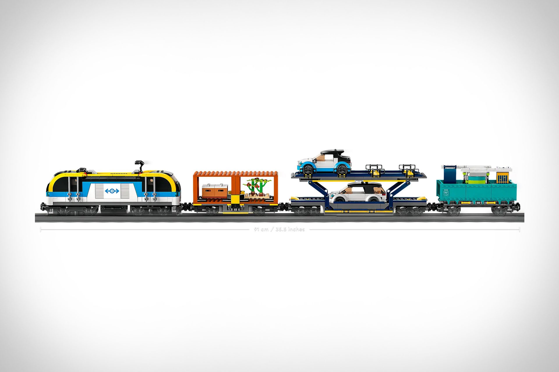 LEGO Freight Train | Uncrate