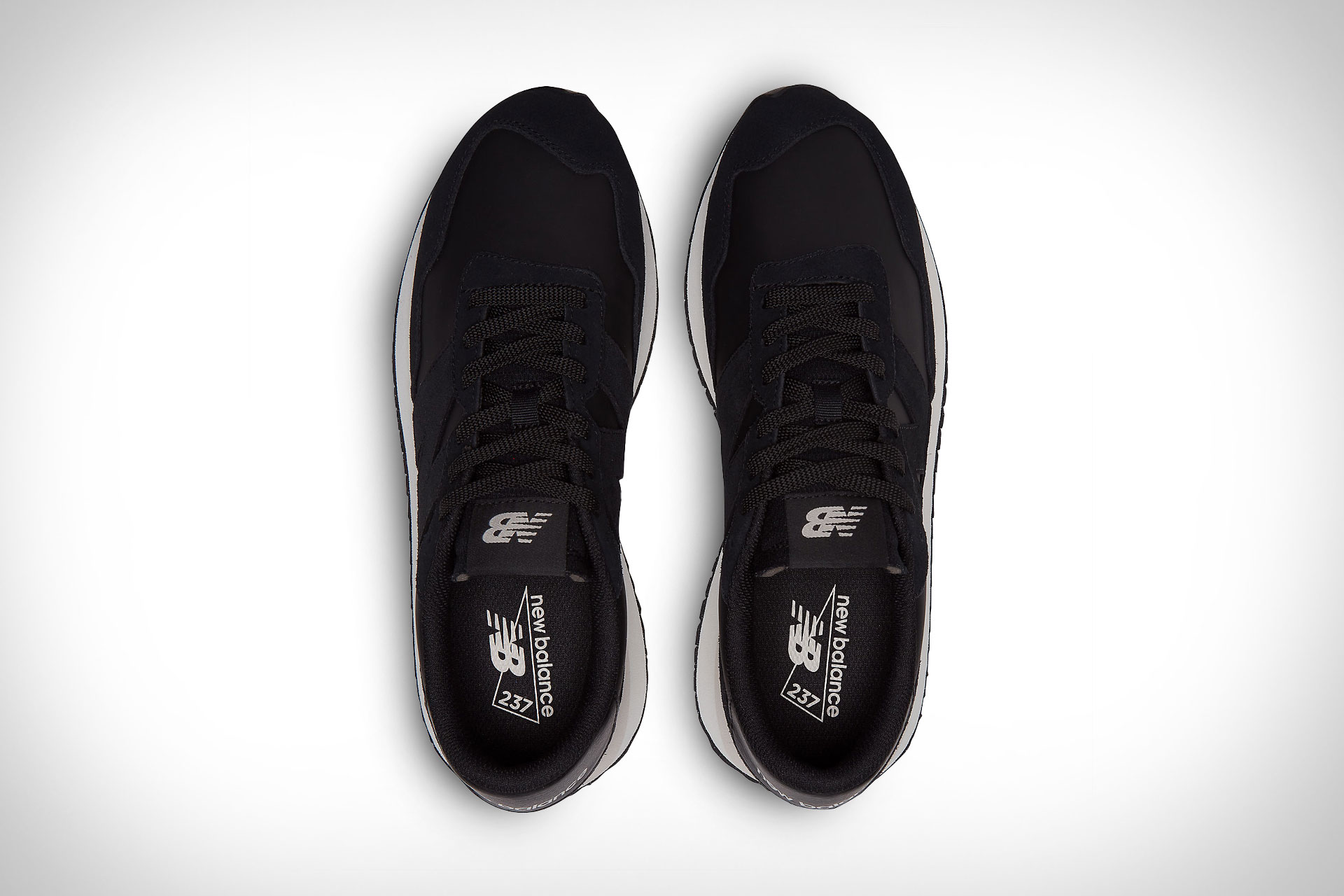 New Balance 237 Tonal Black Sneakers | Uncrate