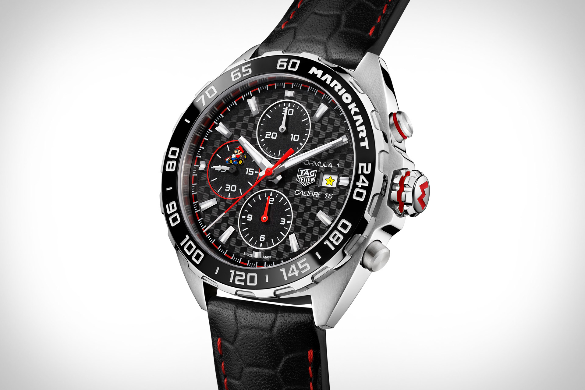 Tag Heuer x Mario Kart Formule 1 Chronographe Montres | Uncrate