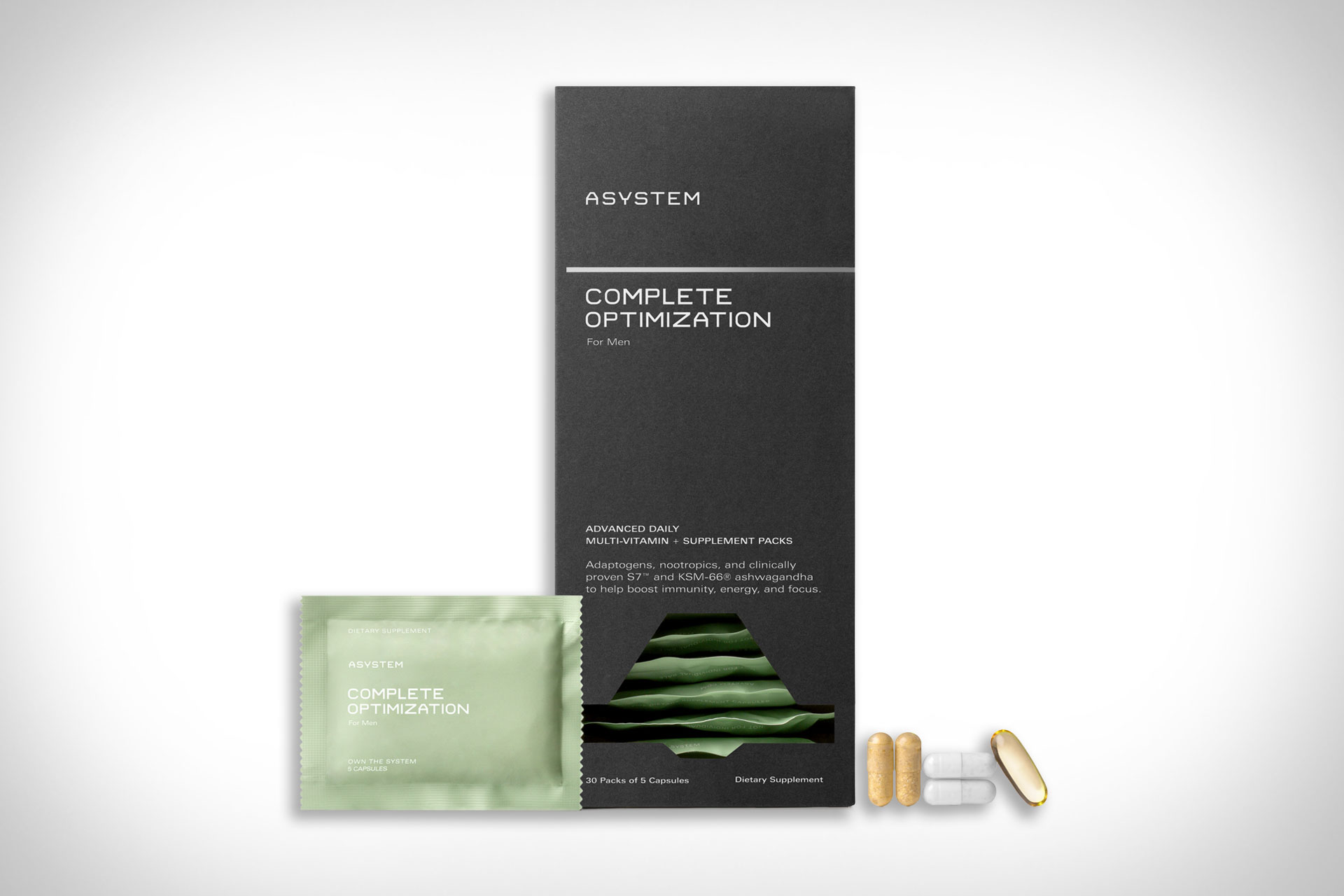 Asystem Complete Optimization Supplements | Uncrate