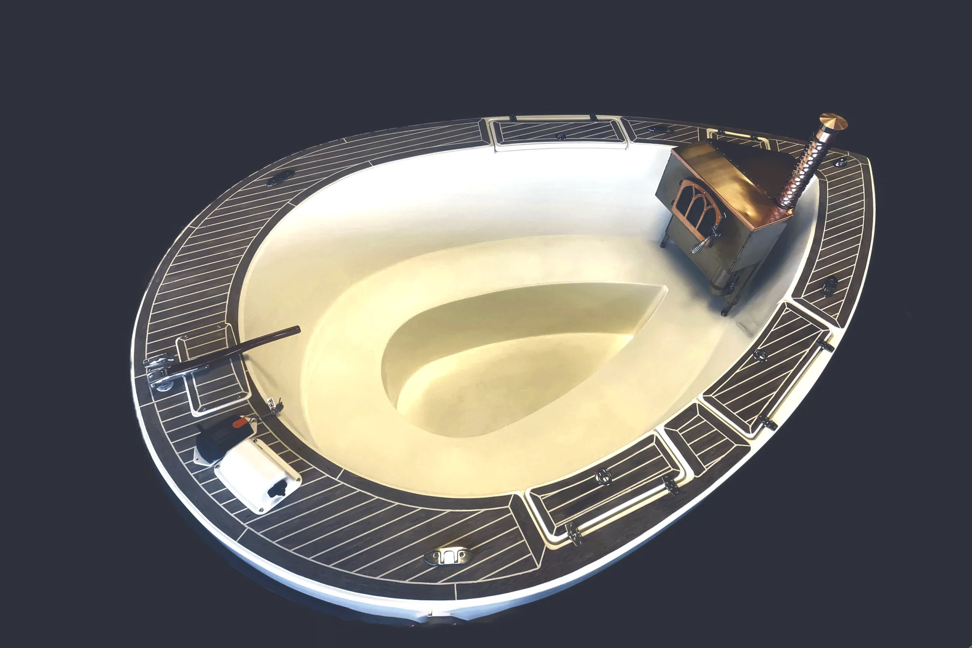 Spacruzzi Hot Tub Boat Uncrate