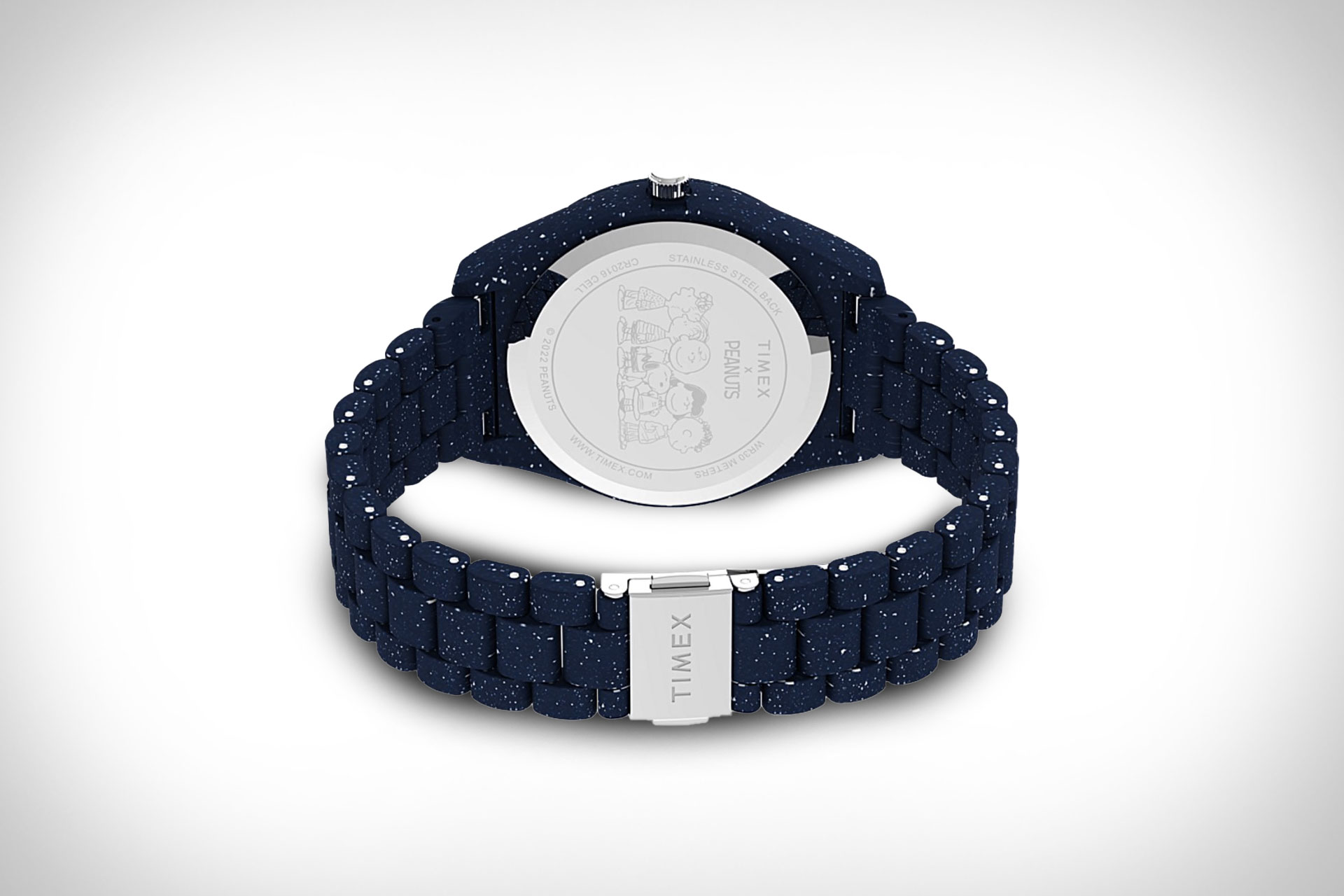Timex Waterbury x Peanuts Ocean Plastic Watch | Uncrate