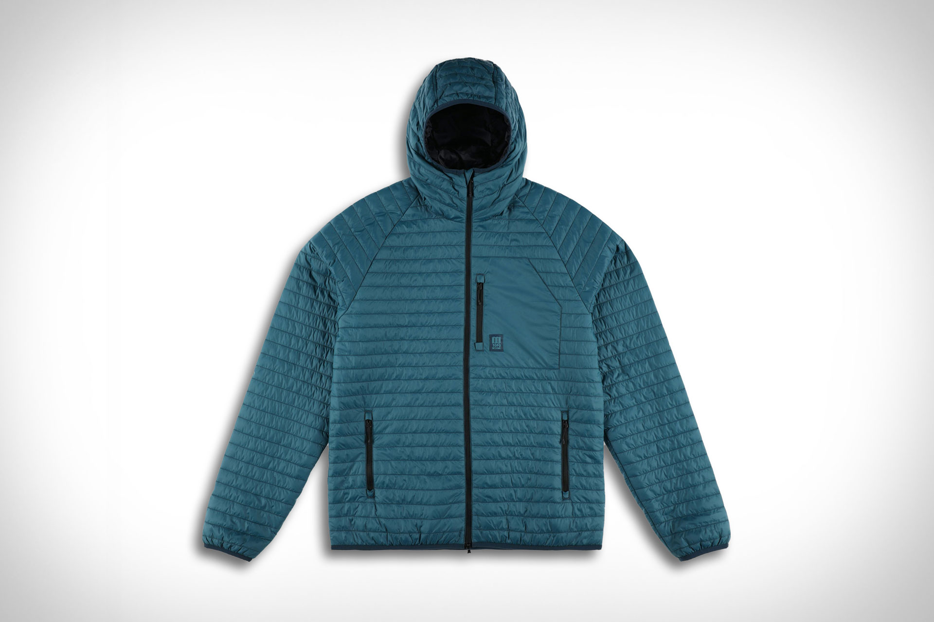 Topo Designs Global Puffer Hoodie Jacket | Uncrate