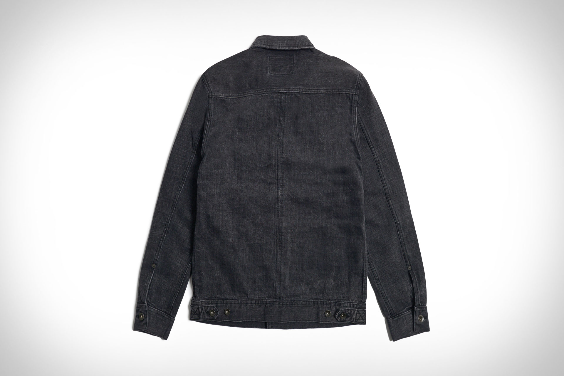 Taylor Stitch Black Selvedge Long Haul Jacket | Uncrate