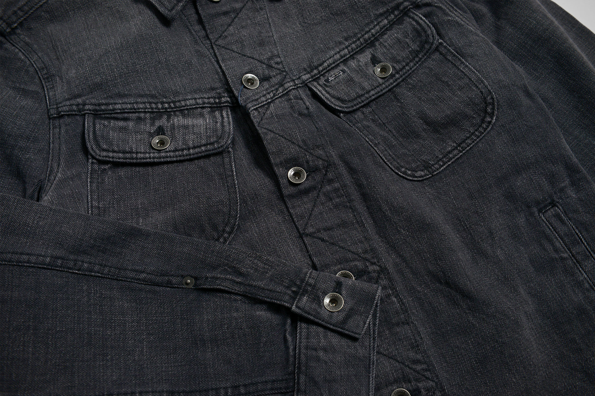 Taylor Stitch Black Selvedge Long Haul Jacket | Uncrate