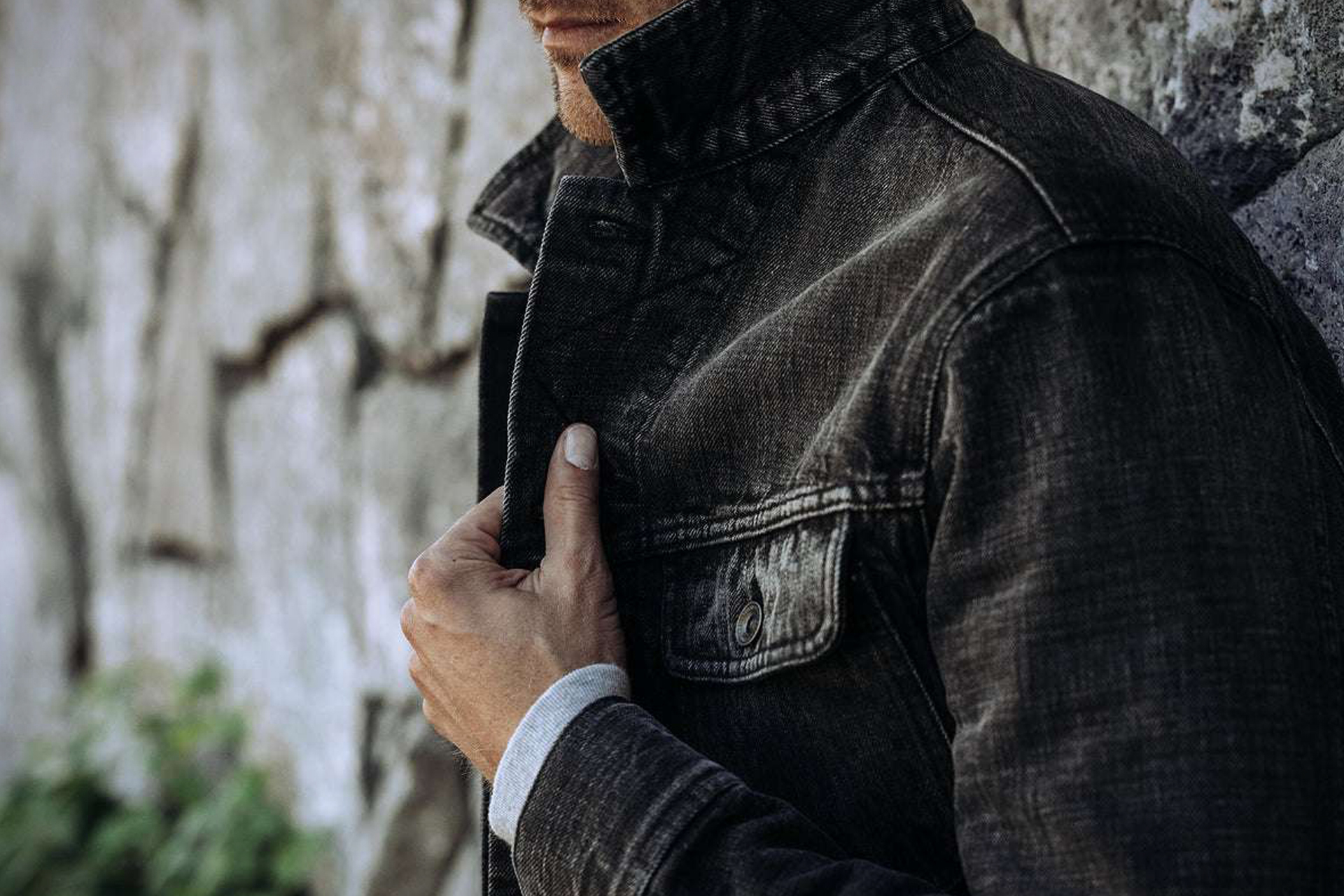 Taylor Stitch Black Selvedge Long Haul Jacket | Uncrate