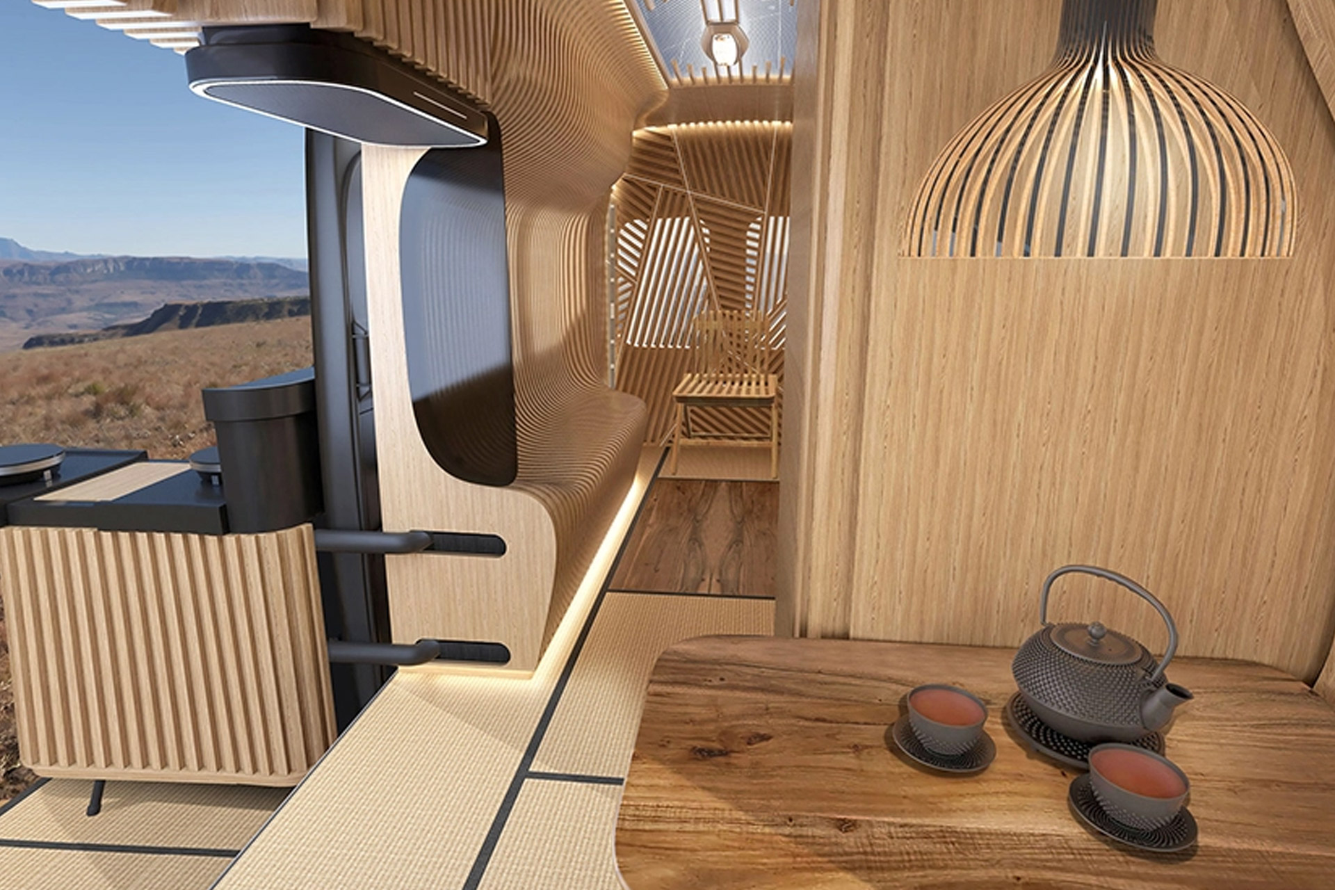 Alpine Cross Cabin Concept Van | Uncrate