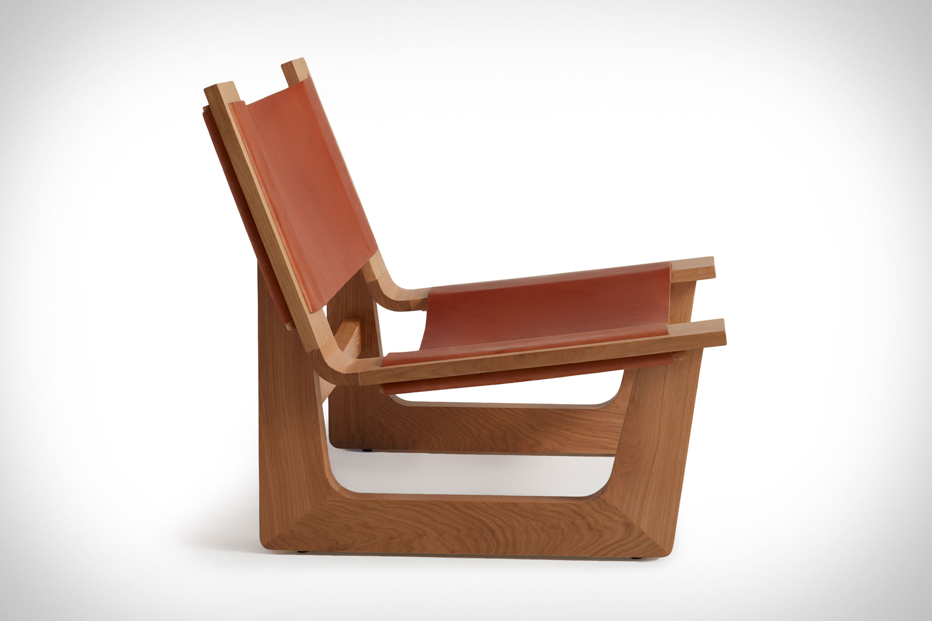 Parachute Leather Sling Chair | Uncrate