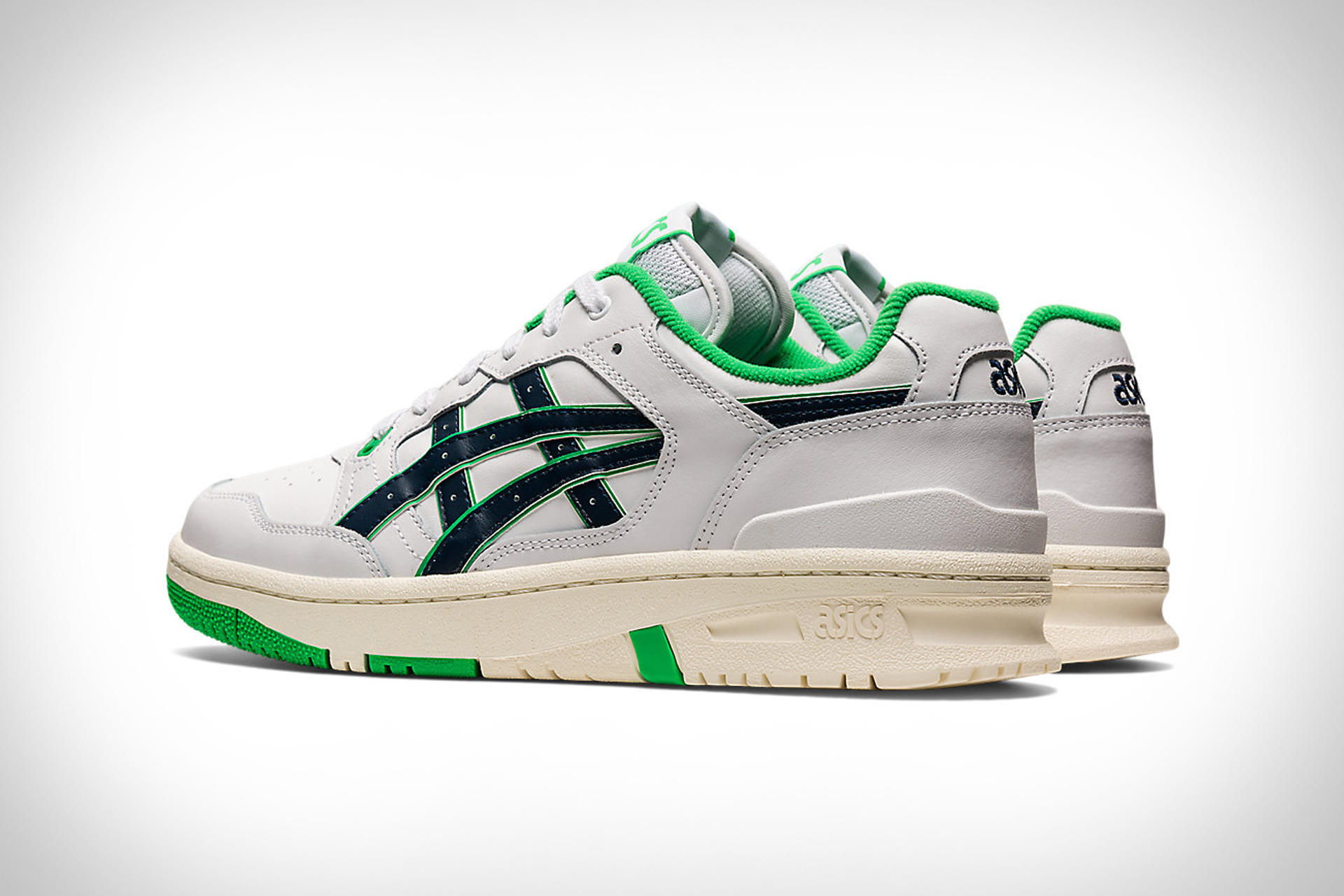 Asics EX89 White Green Sneakers | Uncrate