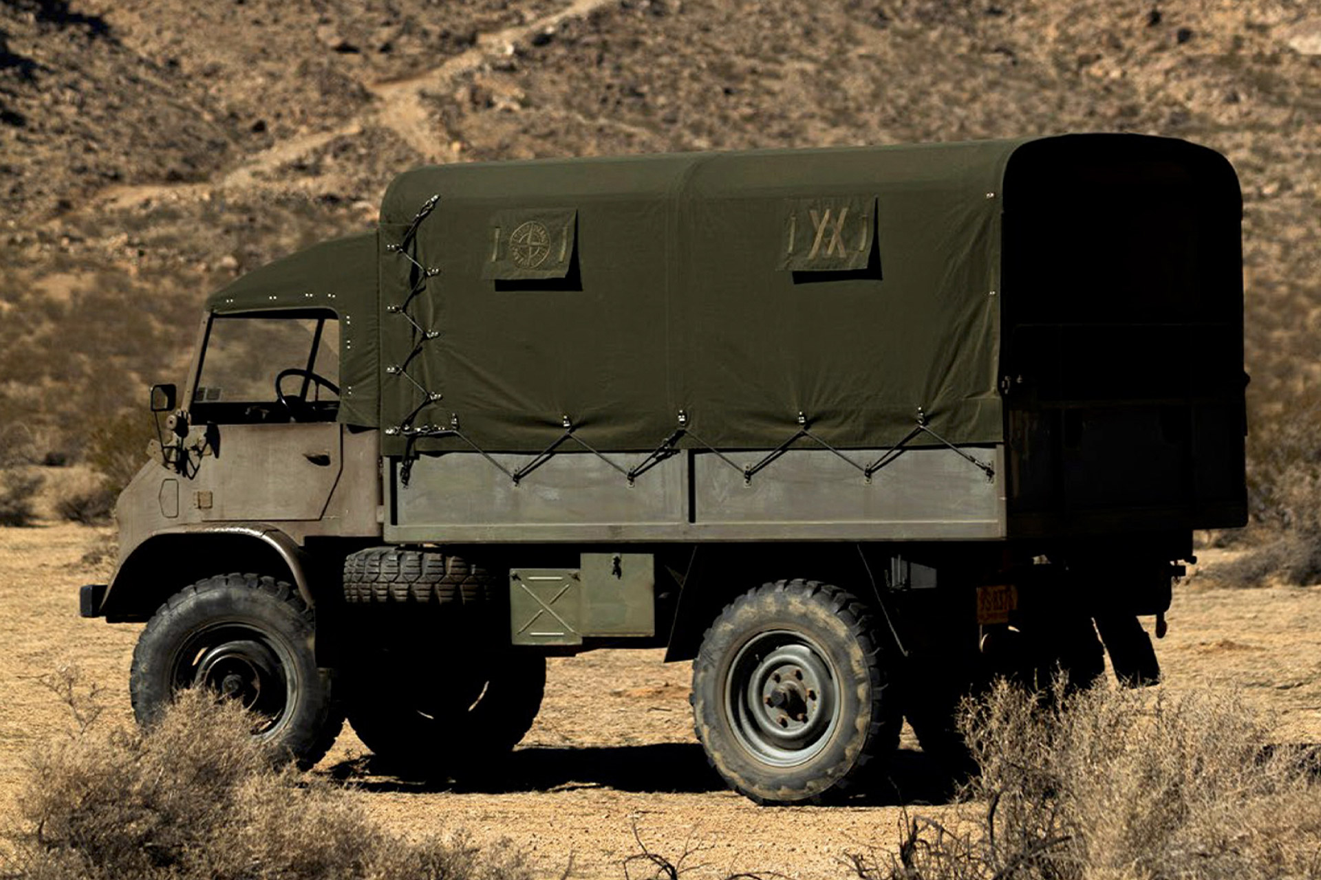 1963 Arsham x Stone Island Mercedes Benz Unimog 404 | Uncrate