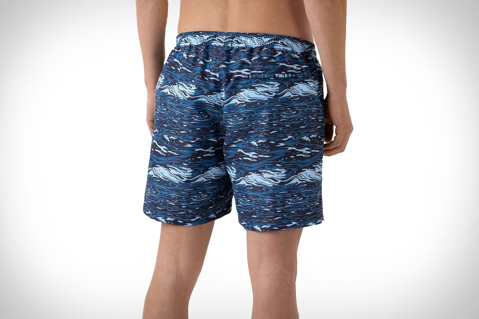 Shorts de baño Sunspel Bluestone Ocean Water | Uncrate