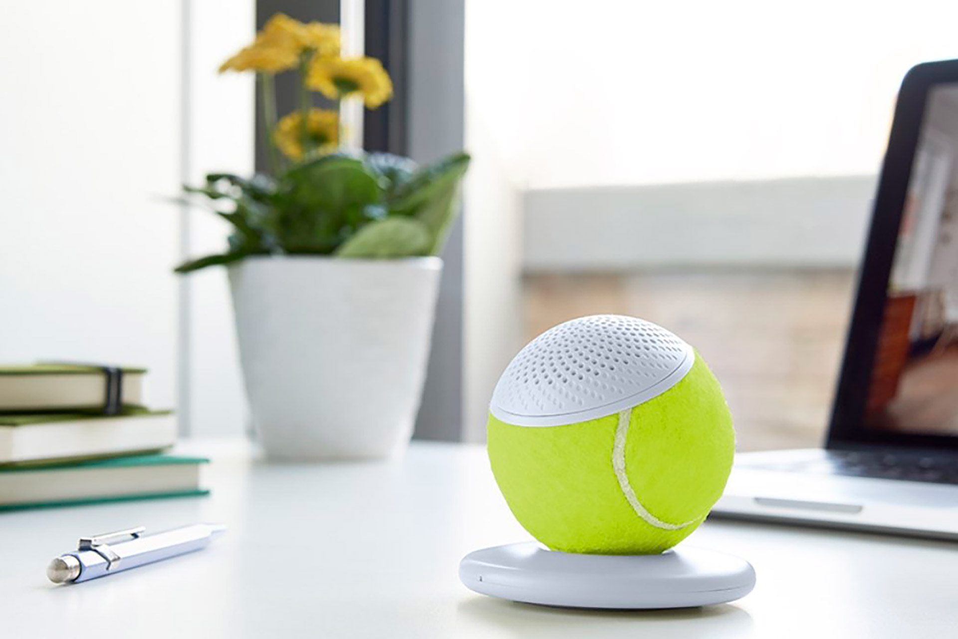hearO Tennis Ball Speaker | Uncrate