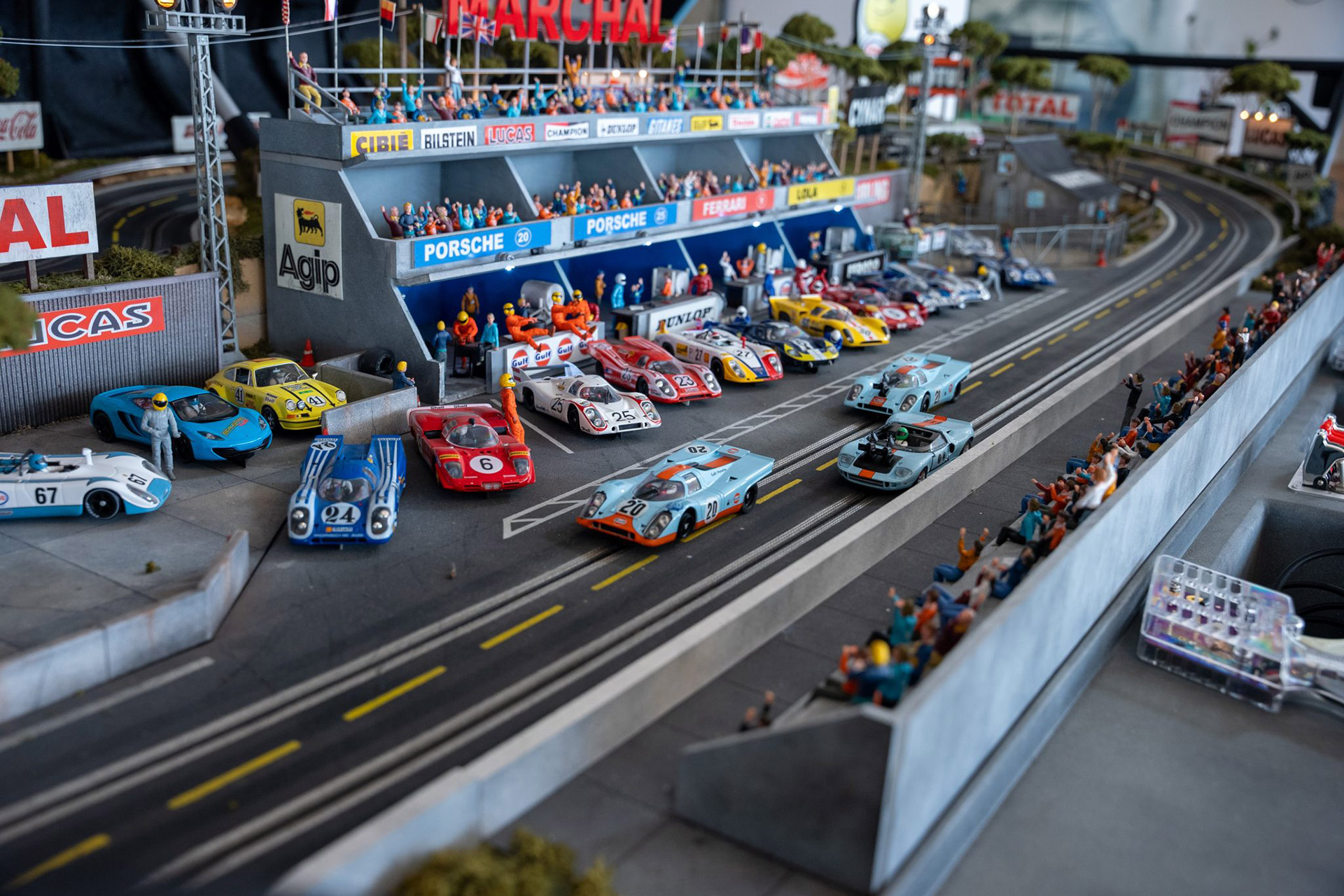 Porsche 917 Le Mans Slot Car Track | Uncrate