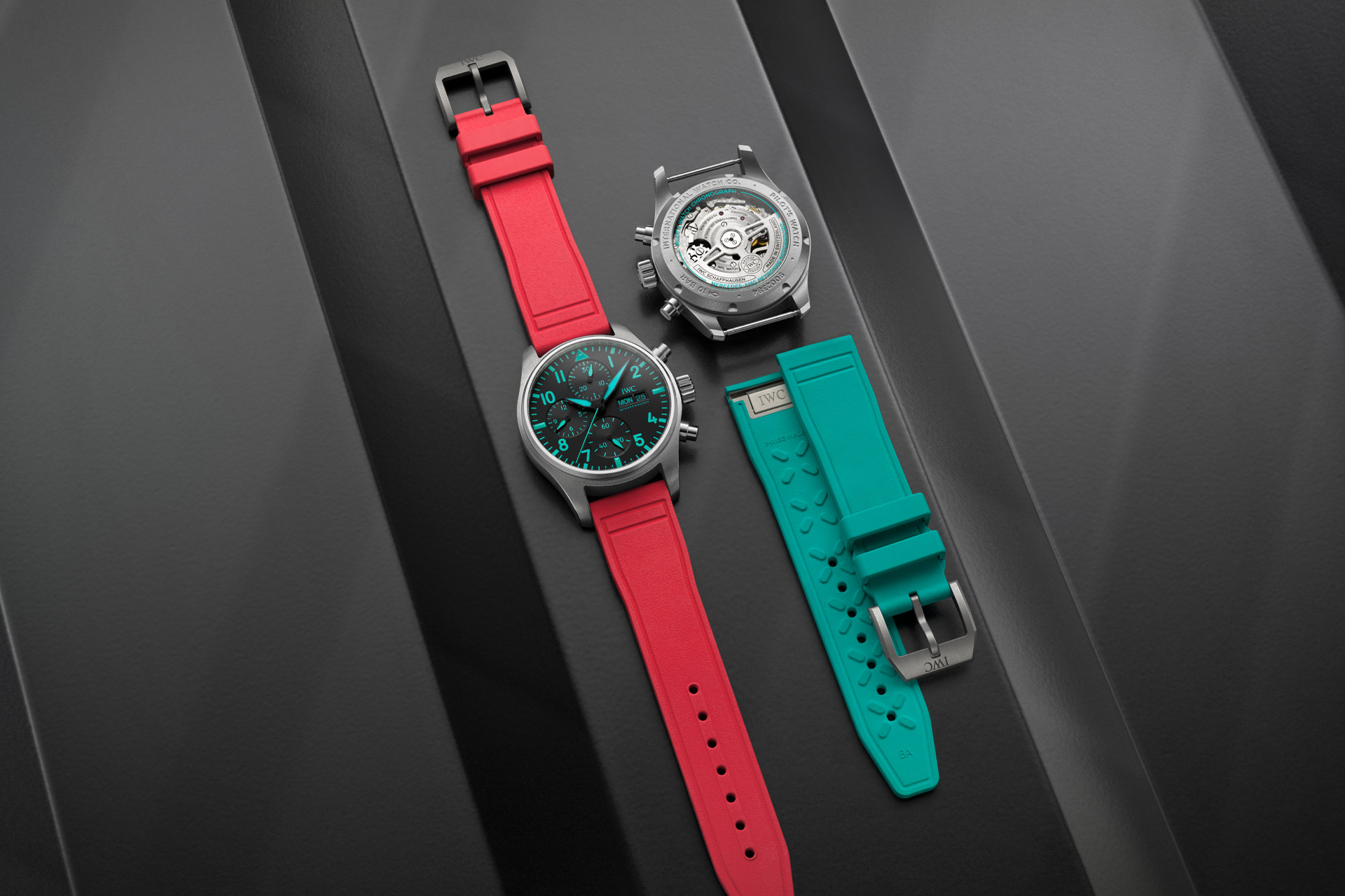 IWC Pilot's Watch Mercedes-AMG Petronas F1 Miami Pink Chronograph | Uncrate