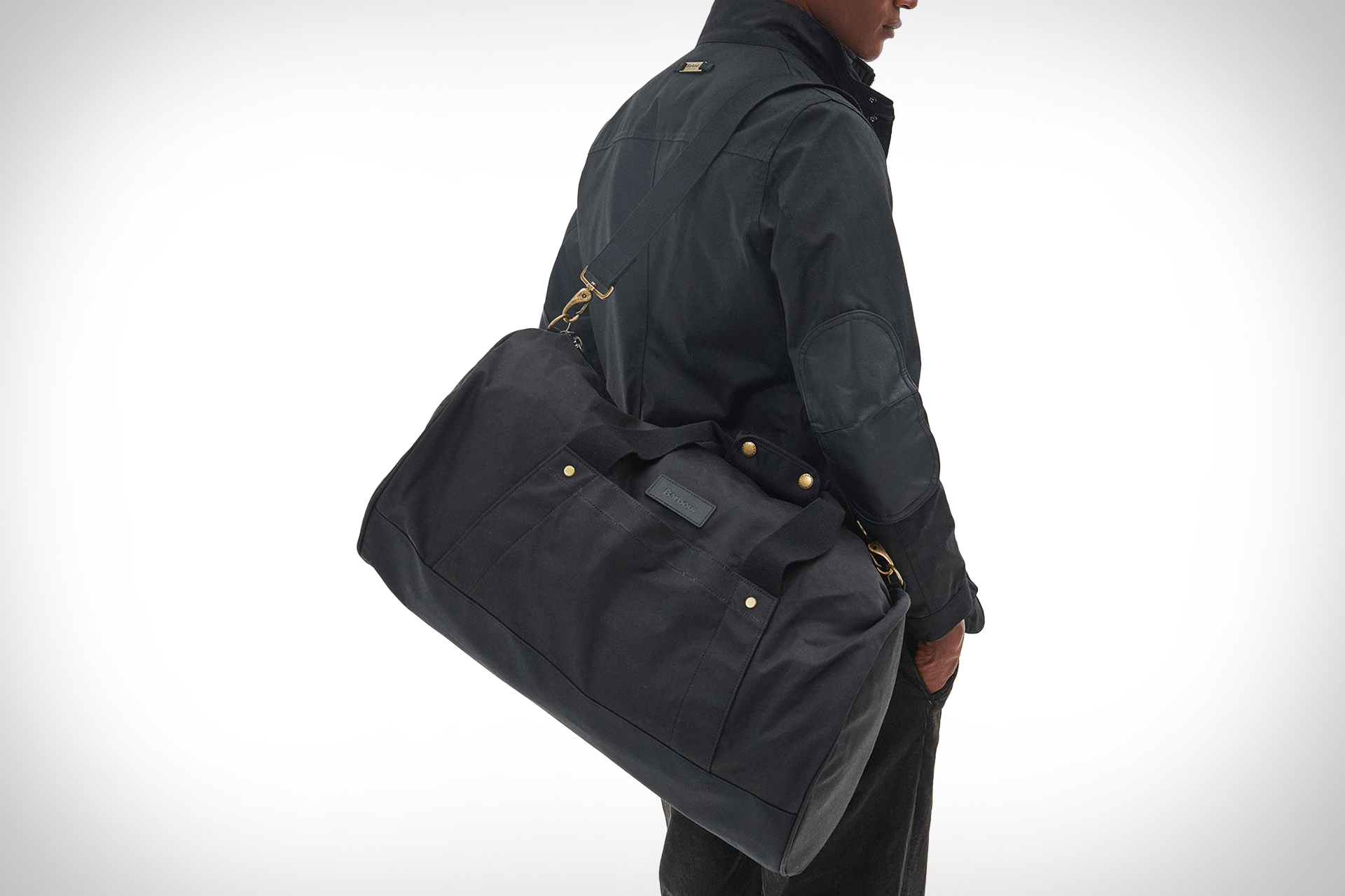 Barbour Explorer Wax Duffle Bag | Uncrate