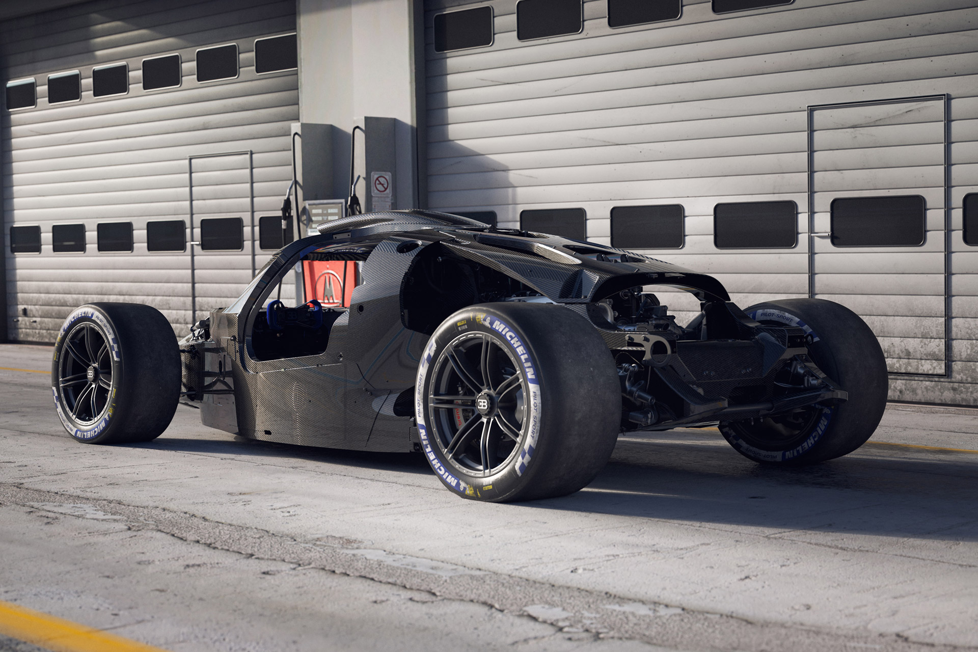 Bugatti Bolide Carbon Fiber Monocoque | Uncrate