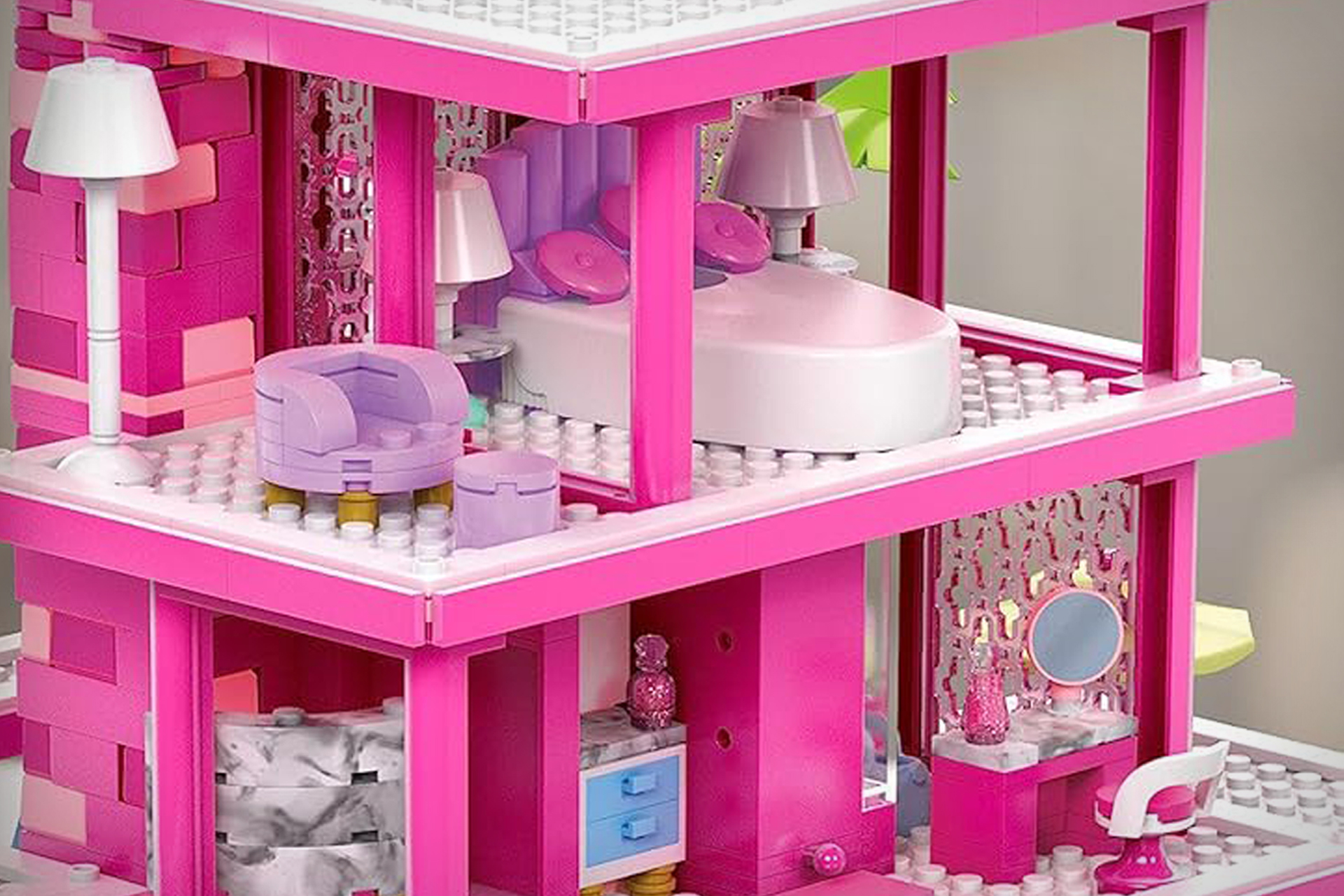 Mega Barbie Dream House Building Set | Uncrate
