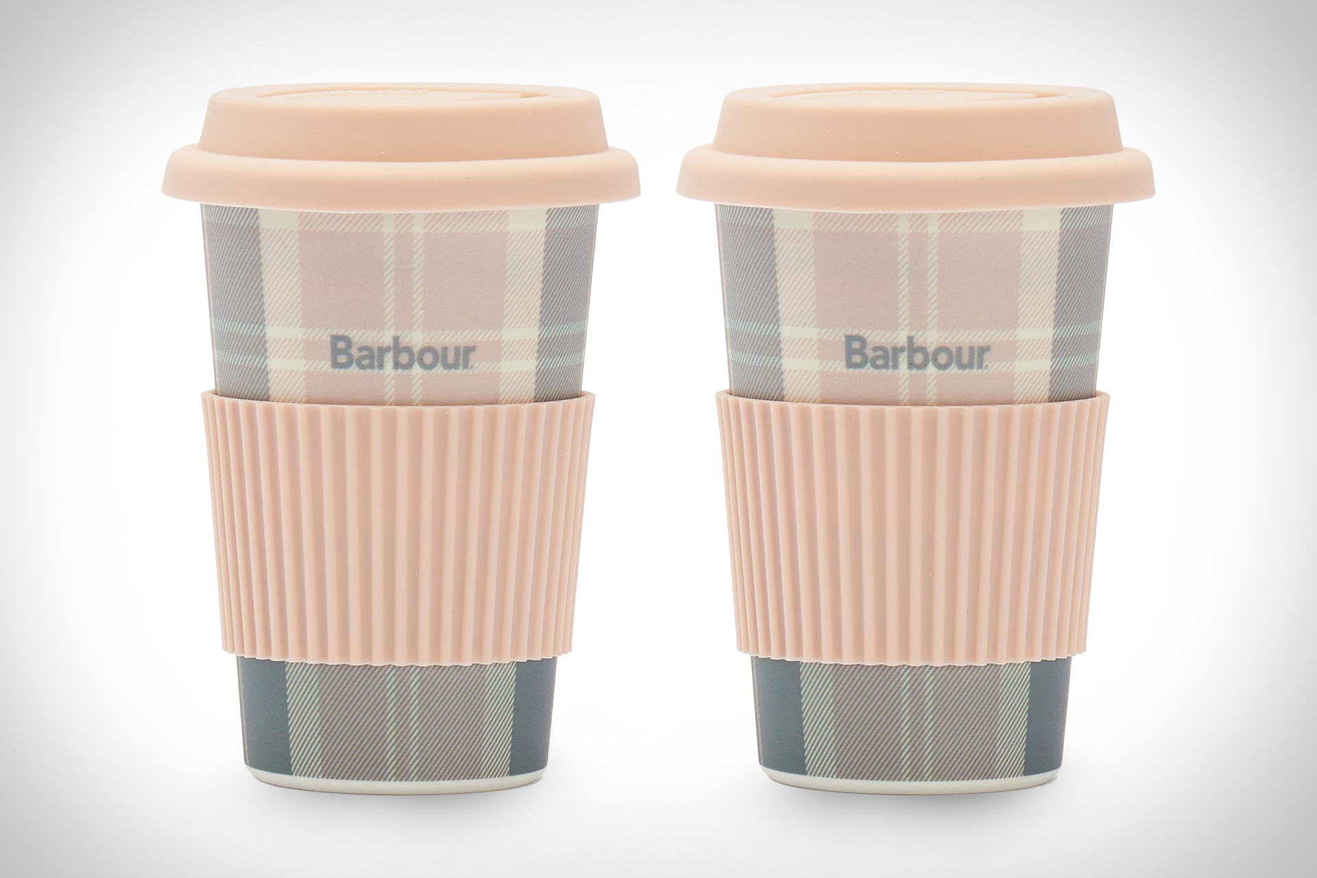 Barbour Reusable Tartan Travel Mugs | Uncrate