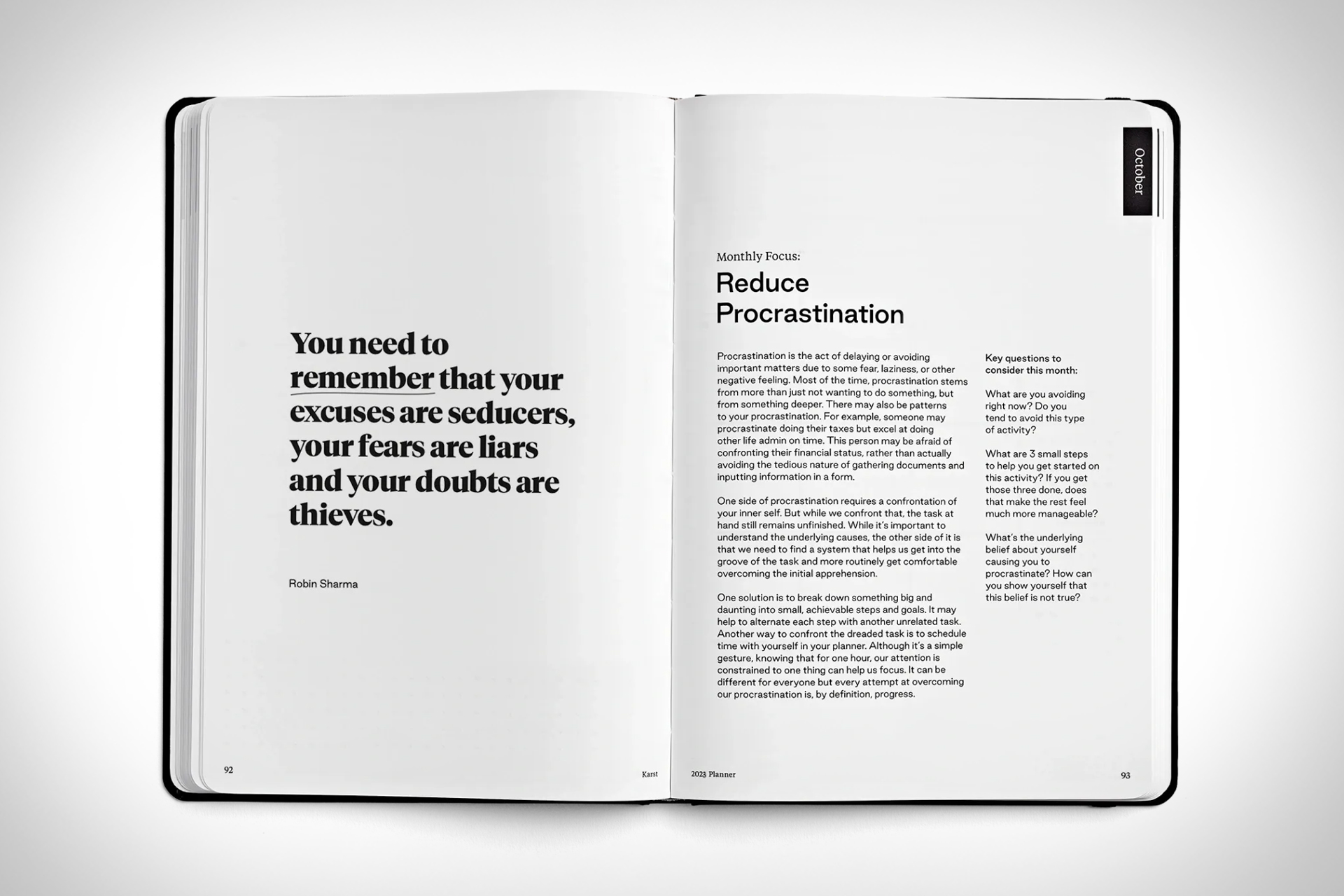 Karst 2024 Daily Planner Set | Uncrate