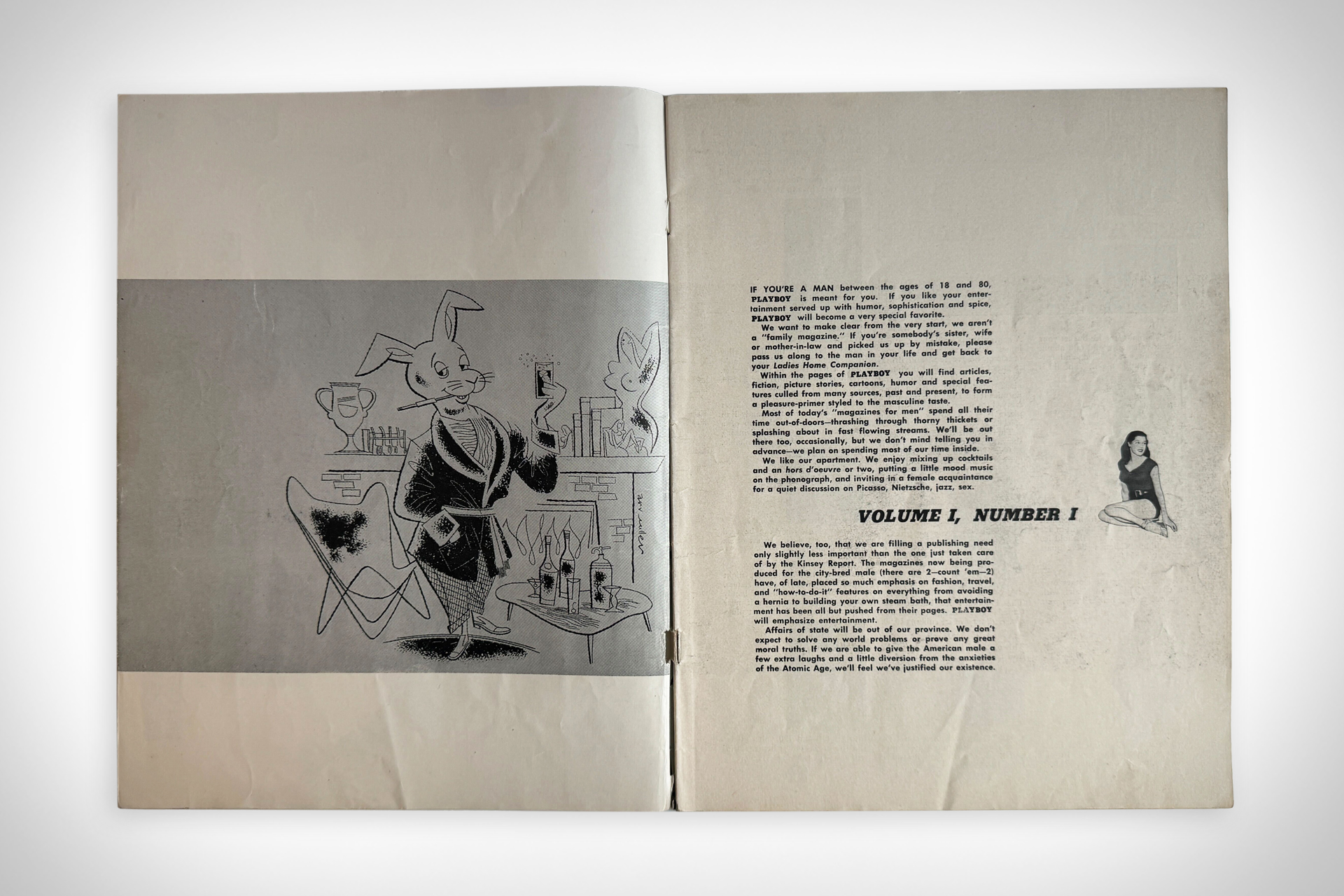Original 1953 Playboy Issue #1 | Uncrate