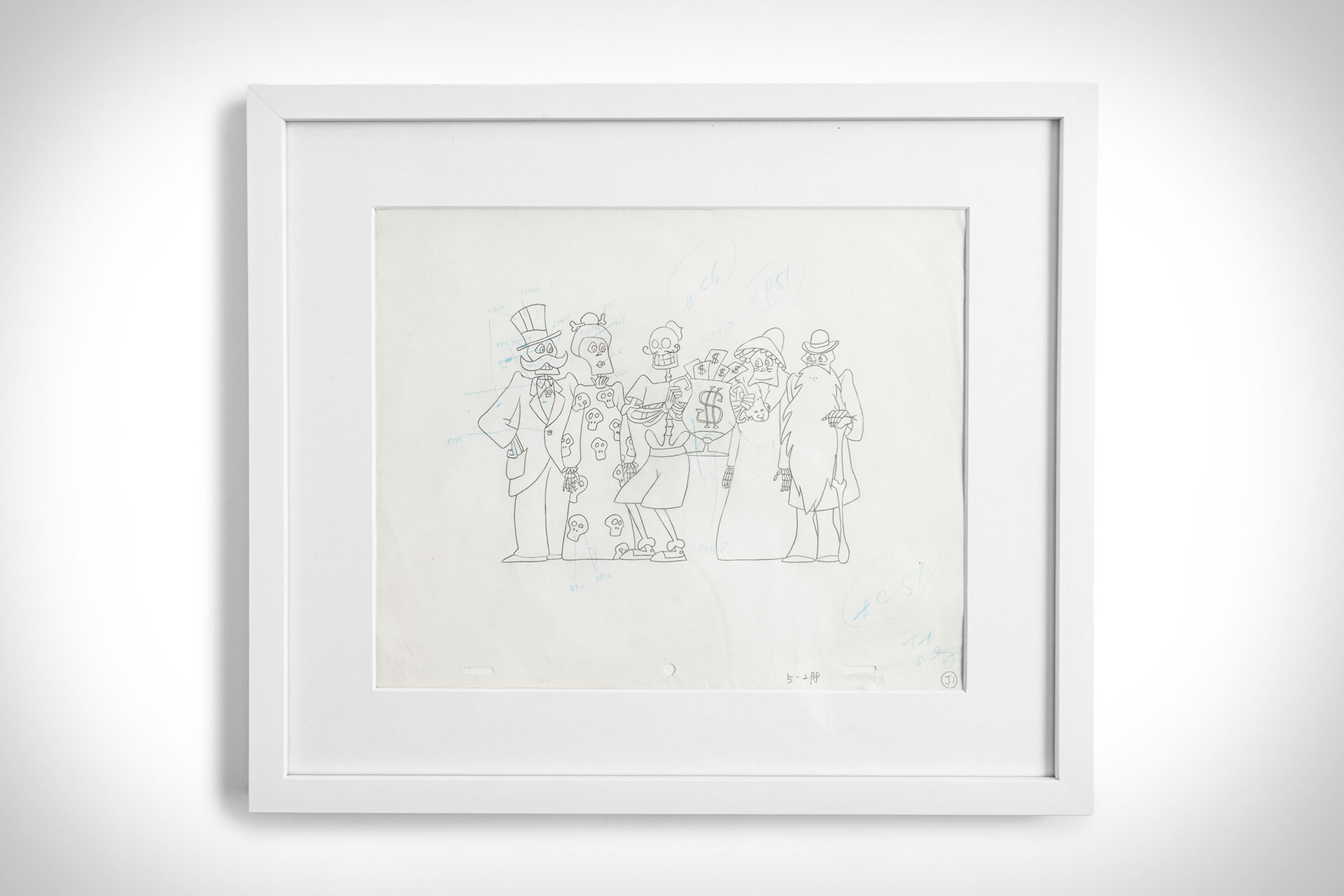 Beetlejuice Group of Ghouls Original Production Art | Uncrate