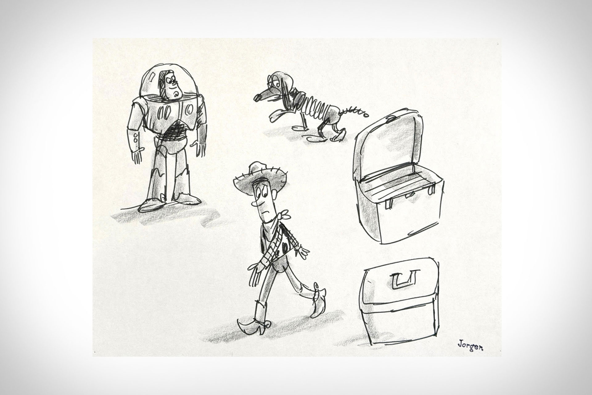 Toy Story 2 Original Production Beat Board | Uncrate