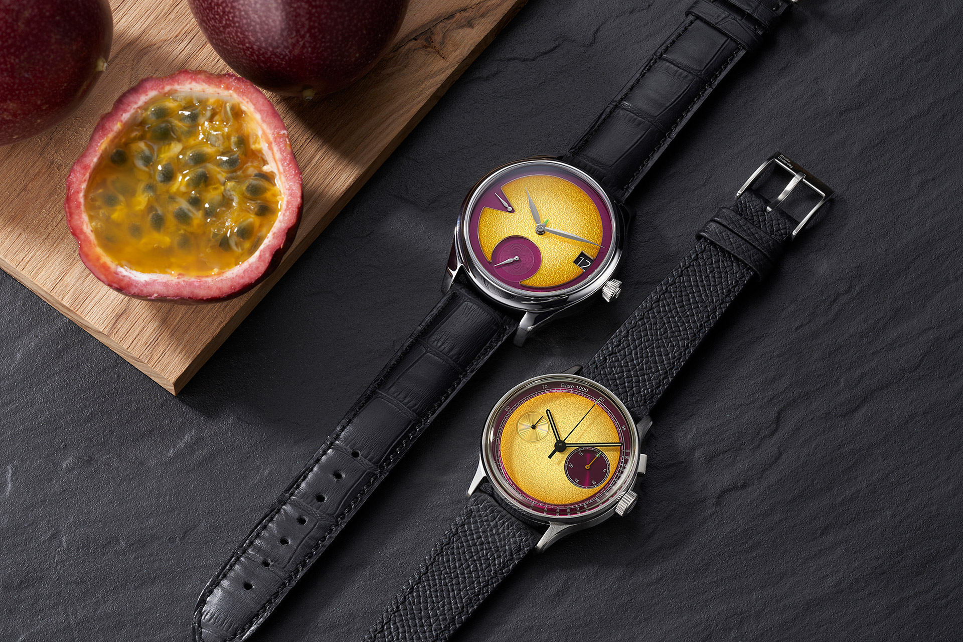 H. Moser & Cie. x Studio Underd0g Passion Fruit Watches | Uncrate