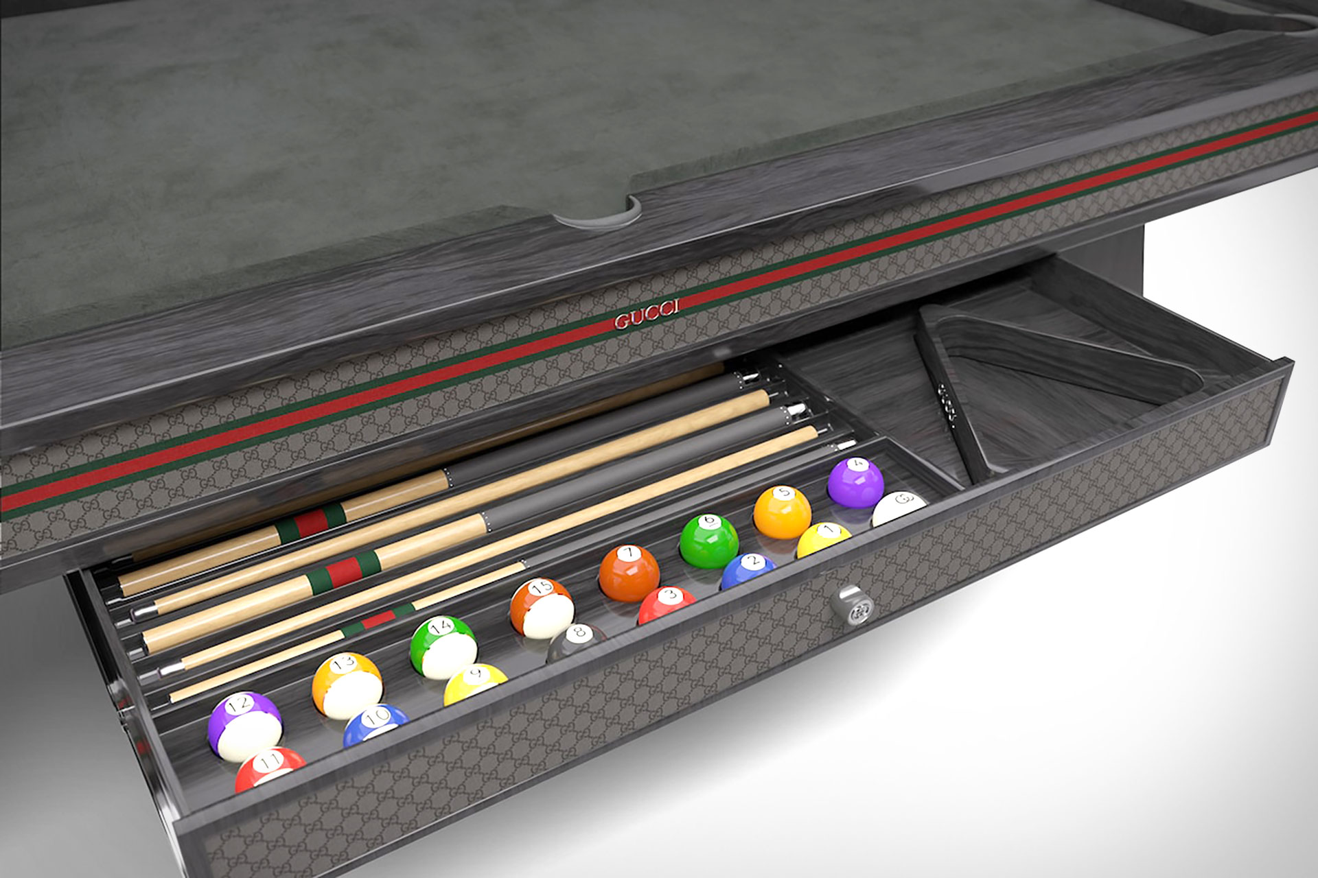 Gucci Pool Table | Uncrate