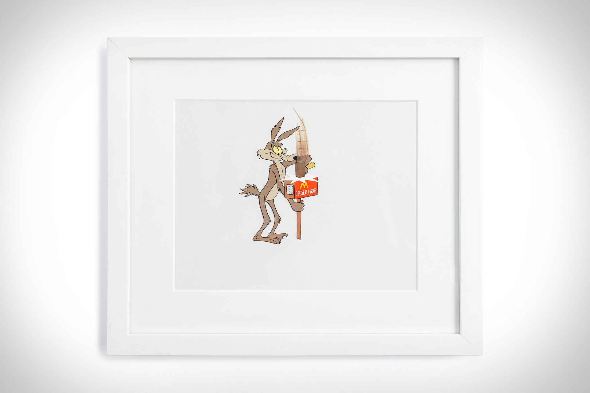 Wile E. Coyote Drive-Thru Bomb Framed Print | Uncrate