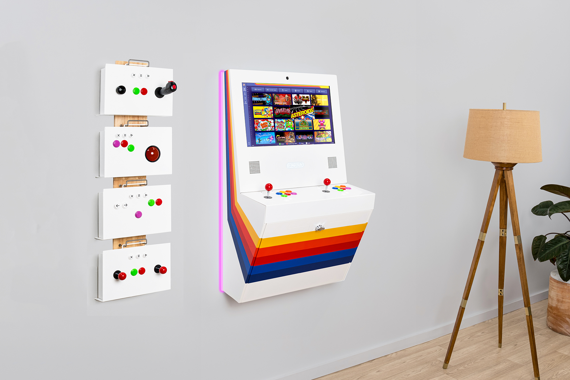 Polycade Sente Modular Arcade System | Uncrate