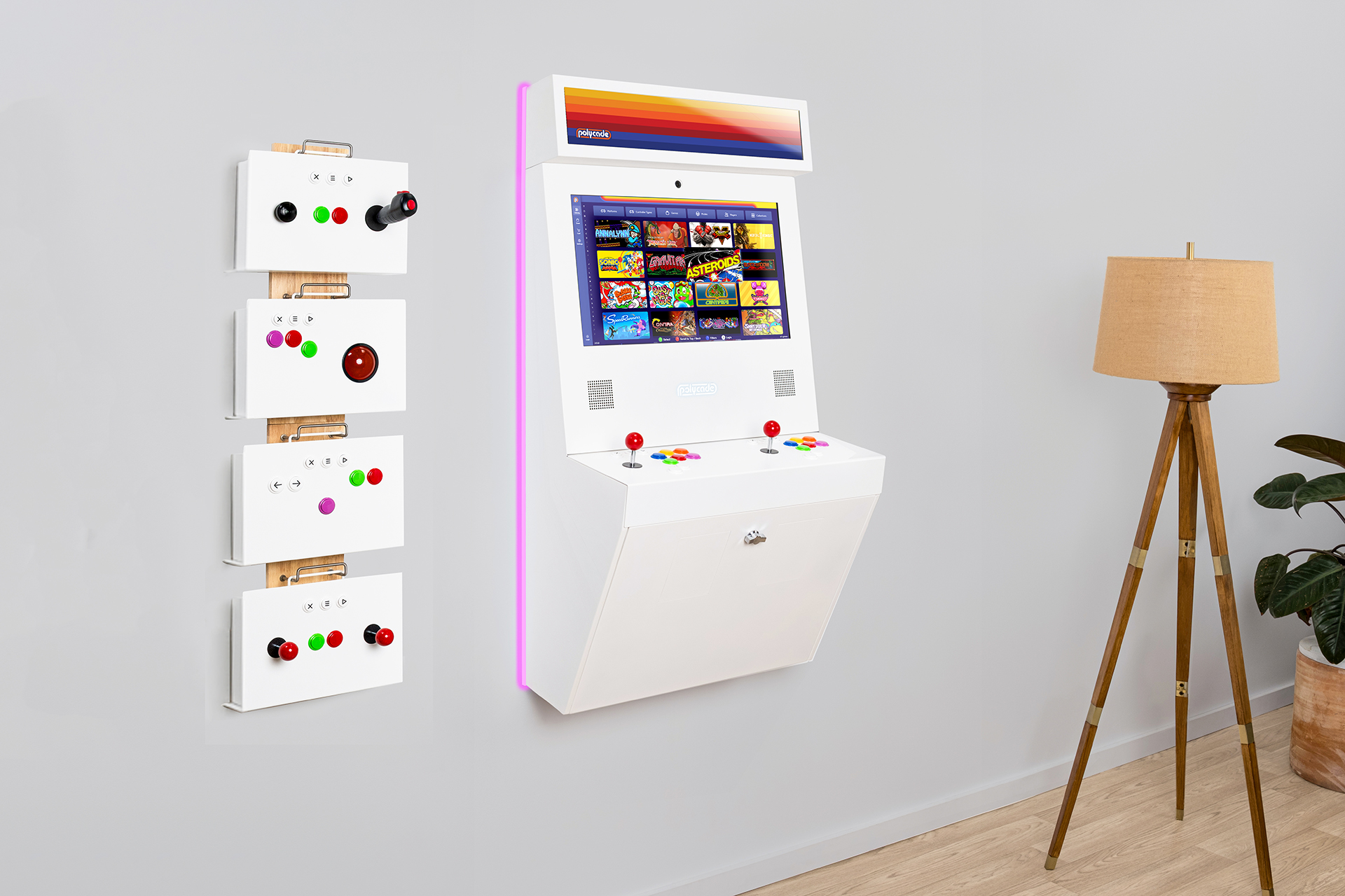 Polycade Sente Modular Arcade System | Uncrate