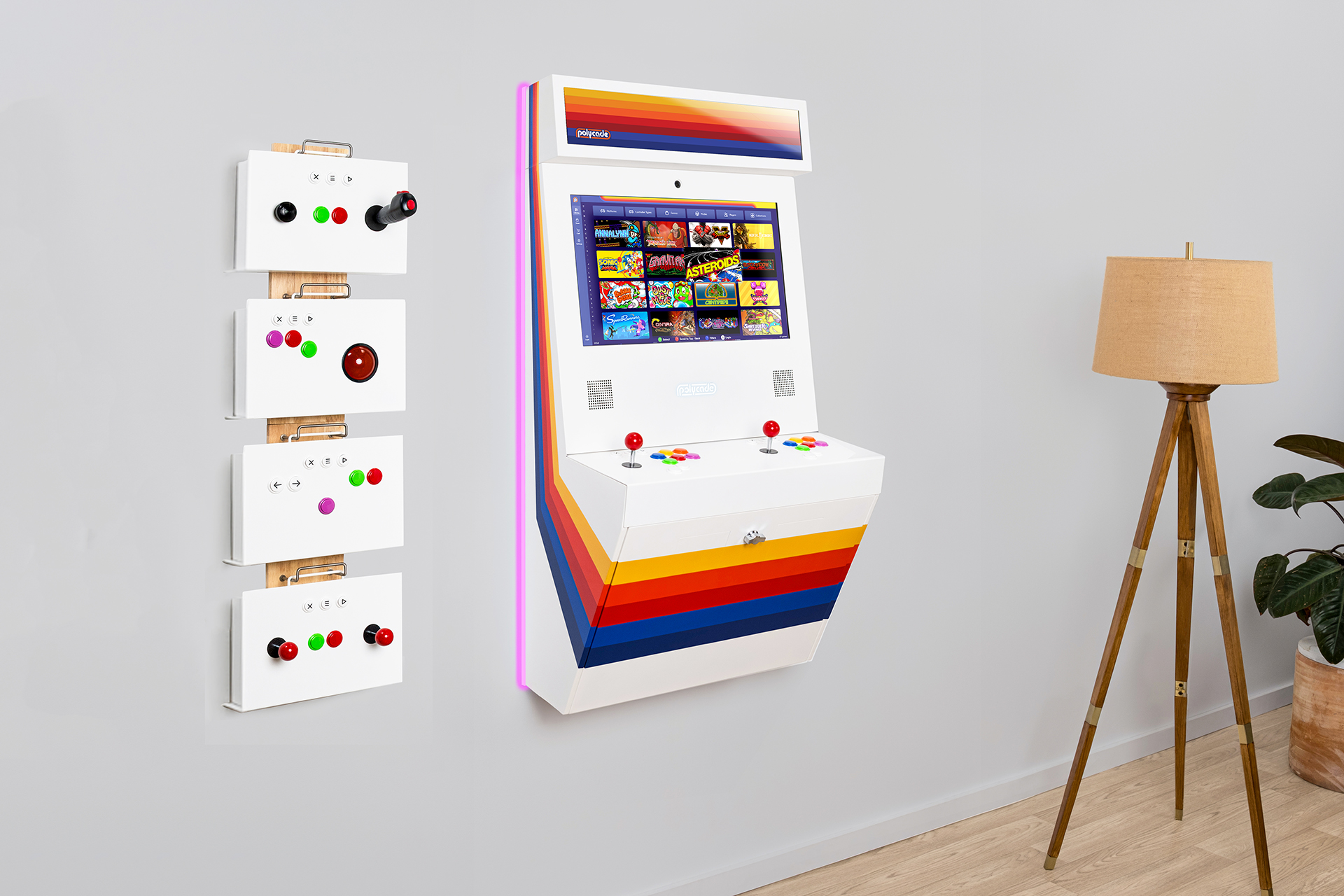 Polycade Sente Modular Arcade System | Uncrate