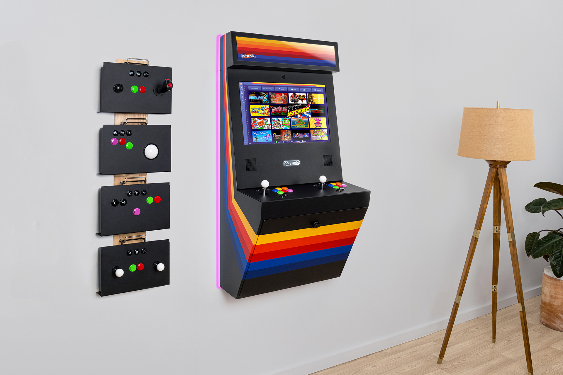 Polycade Sente Modular Arcade System | Uncrate