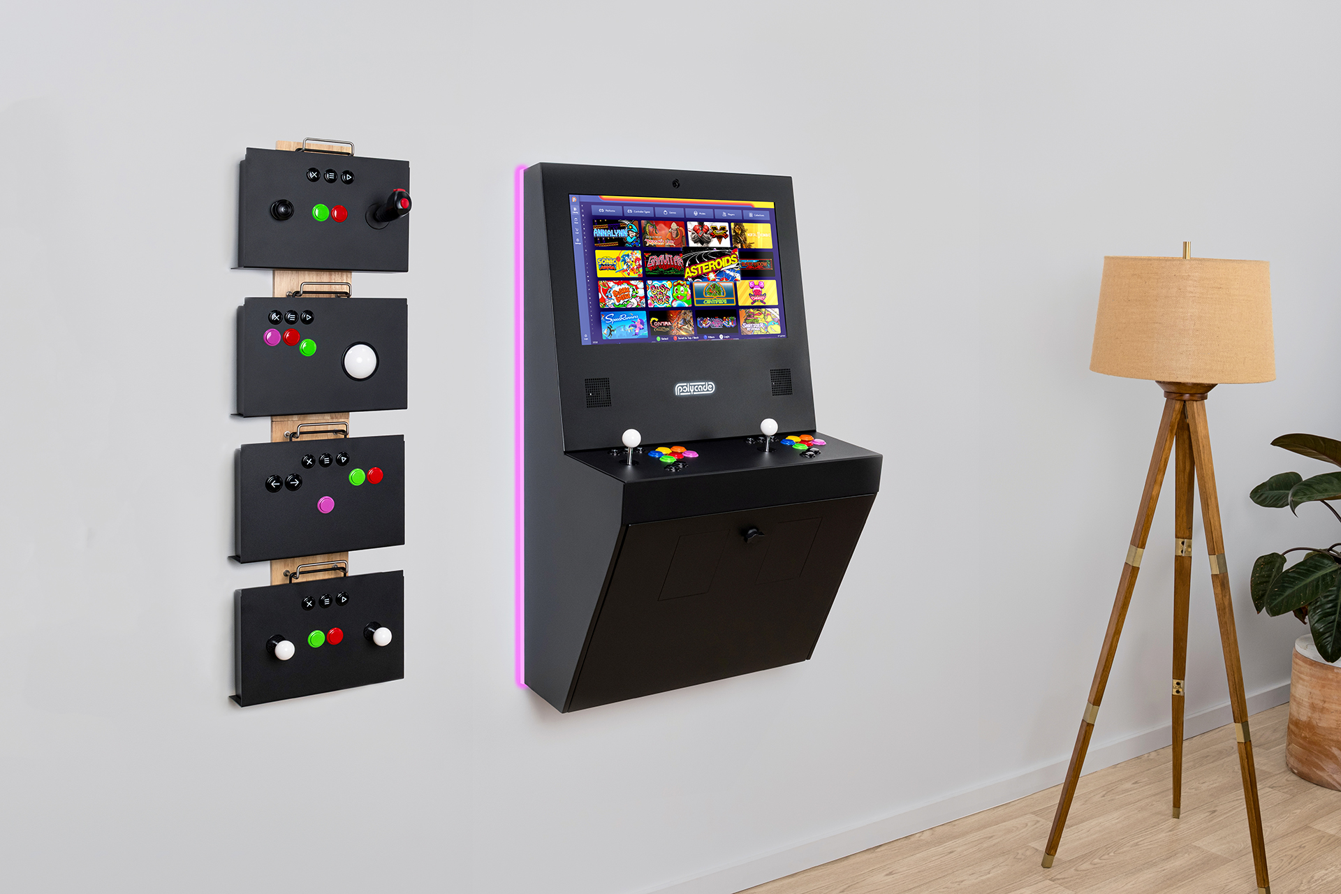 Polycade Sente Modular Arcade System | Uncrate
