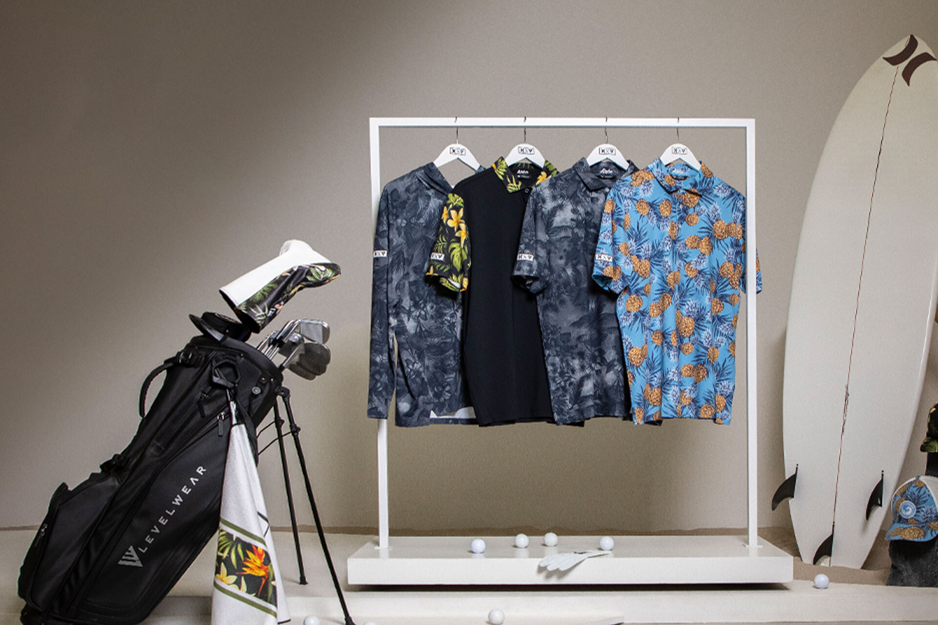 Hurley x Levelwear Golf Collection | Uncrate